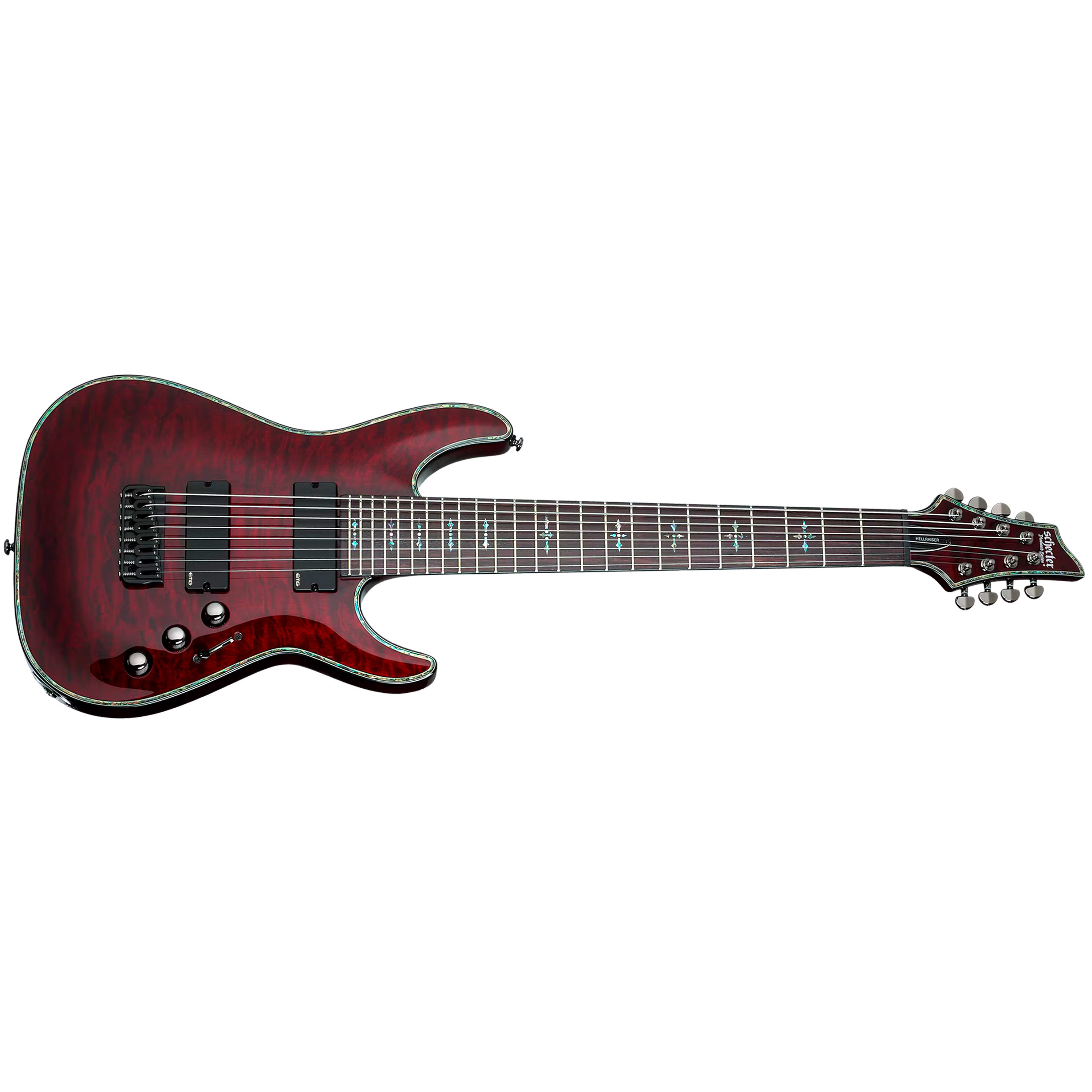 Schecter Hellraiser C-8 Black Cherry - Guitare métal / moderne ...