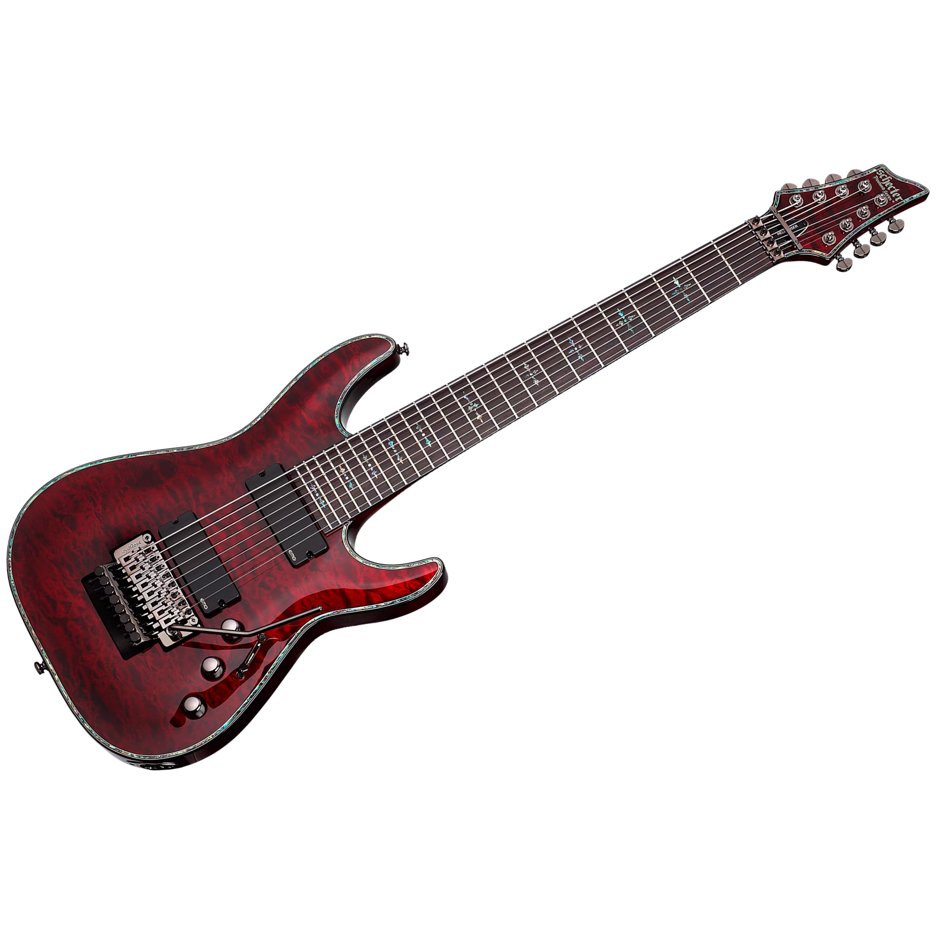 Schecter Hellraiser C-8 FR Black Cherry - Metal / Modern Guitar ...