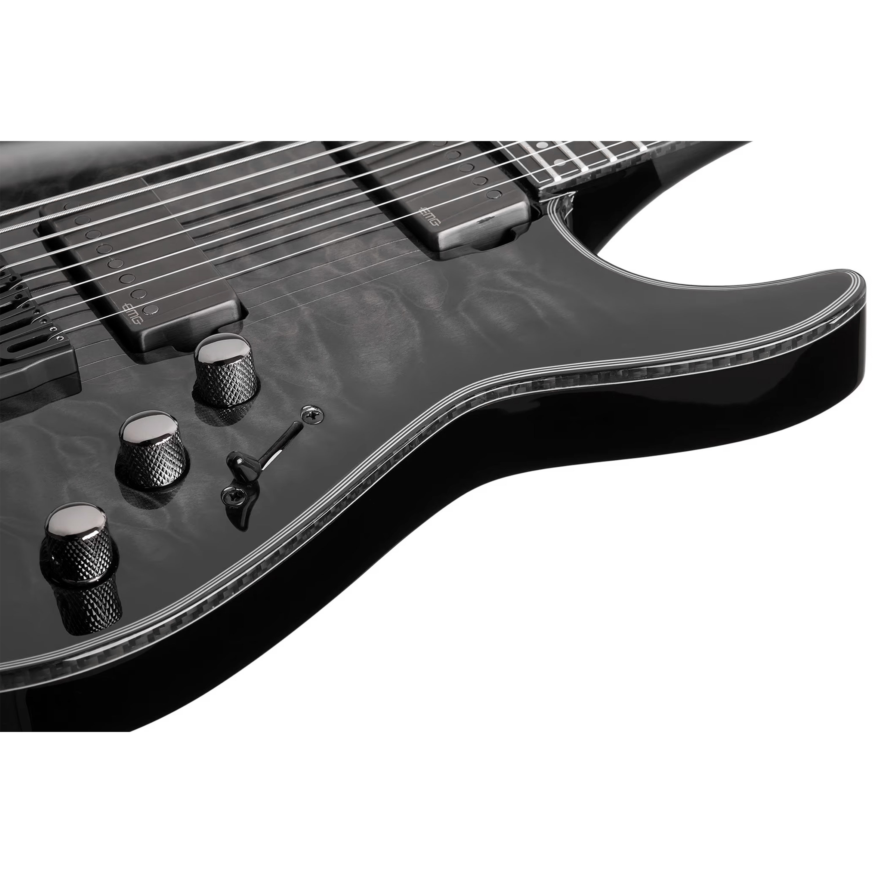 Schecter Hellraiser C-8 Hybrid Trans Black Burst - Guitare métal ...