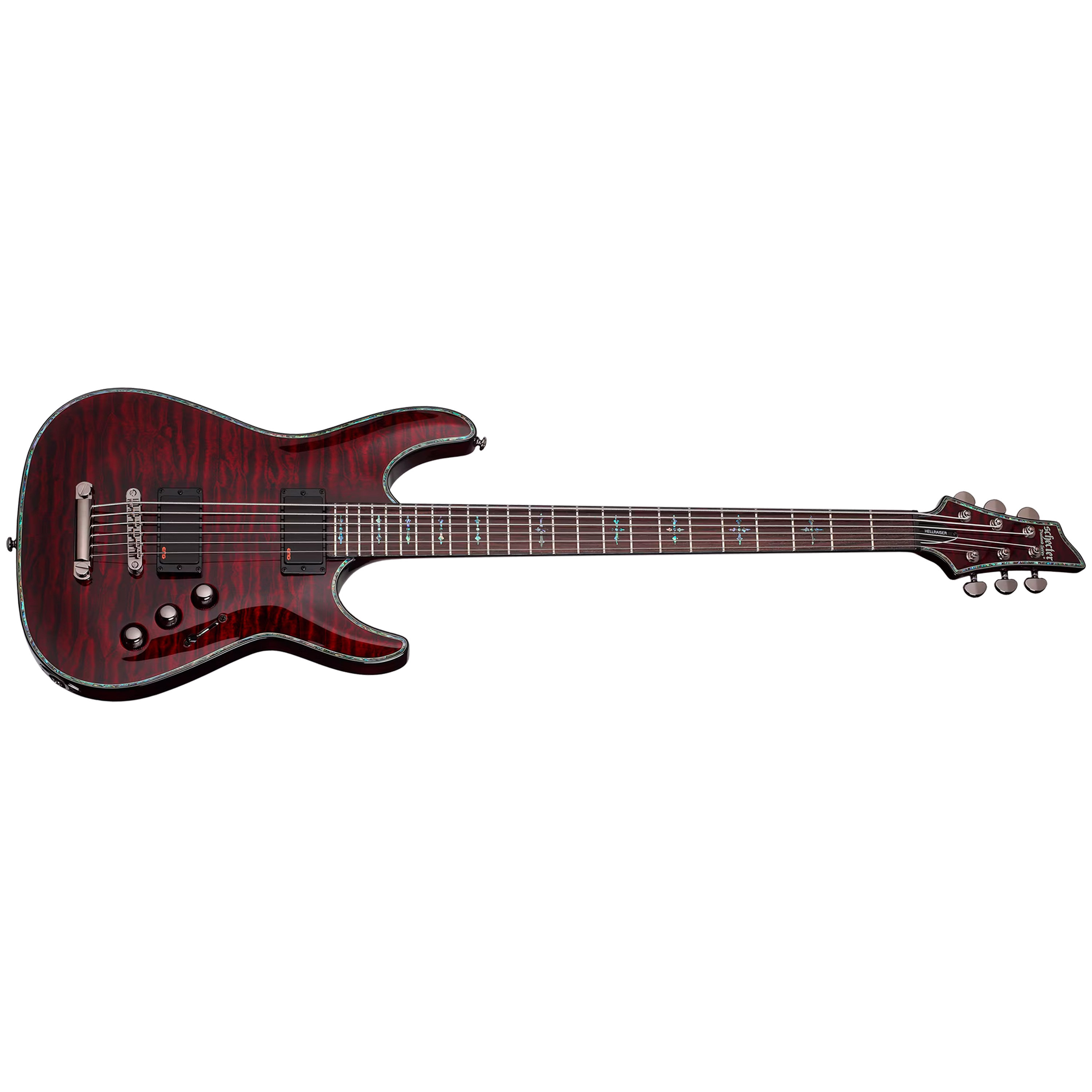 Schecter Hellraiser C-VI Baritone Black Cherry - Guitare métal ...