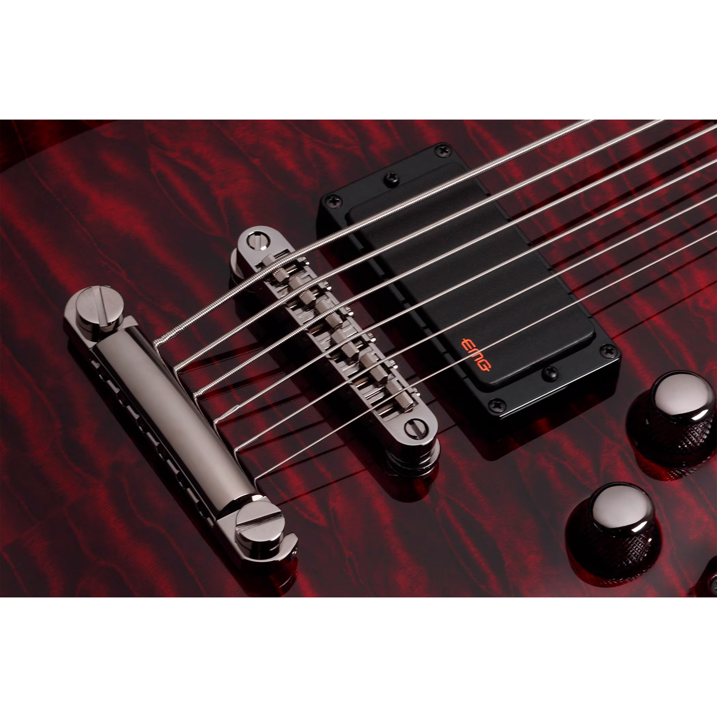 Schecter Hellraiser C-VI Baritone Black Cherry - Guitare métal ...