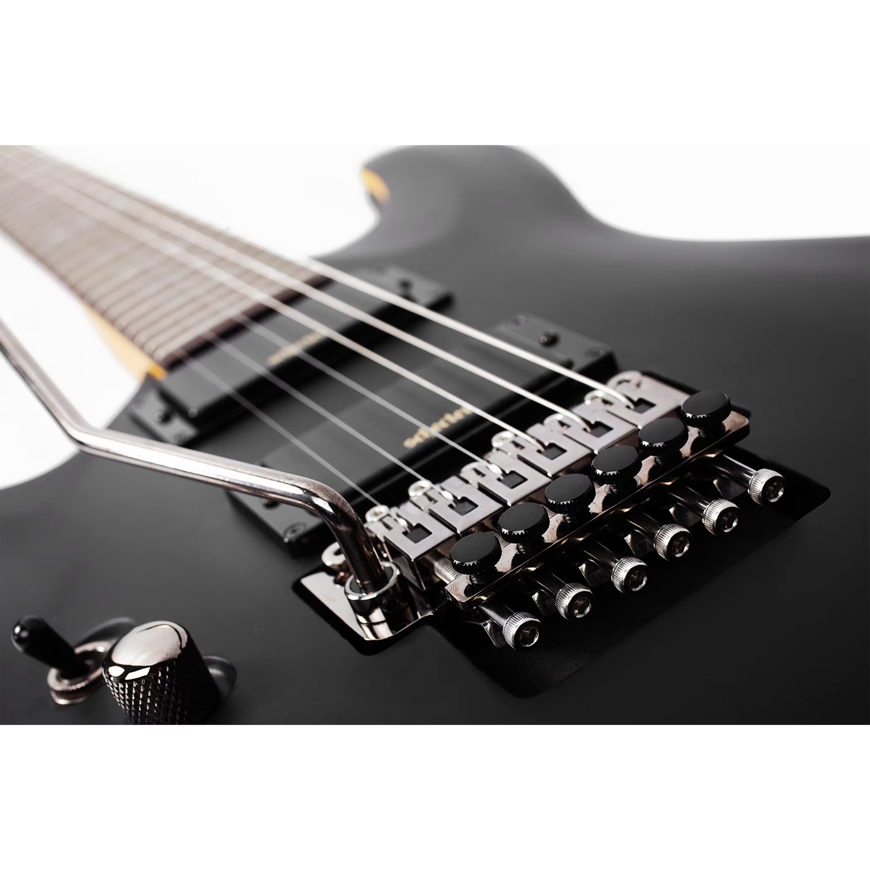 Schecter Demon 6 Floyd Aged Black Satin LH - Guitare électrique gaucher ...