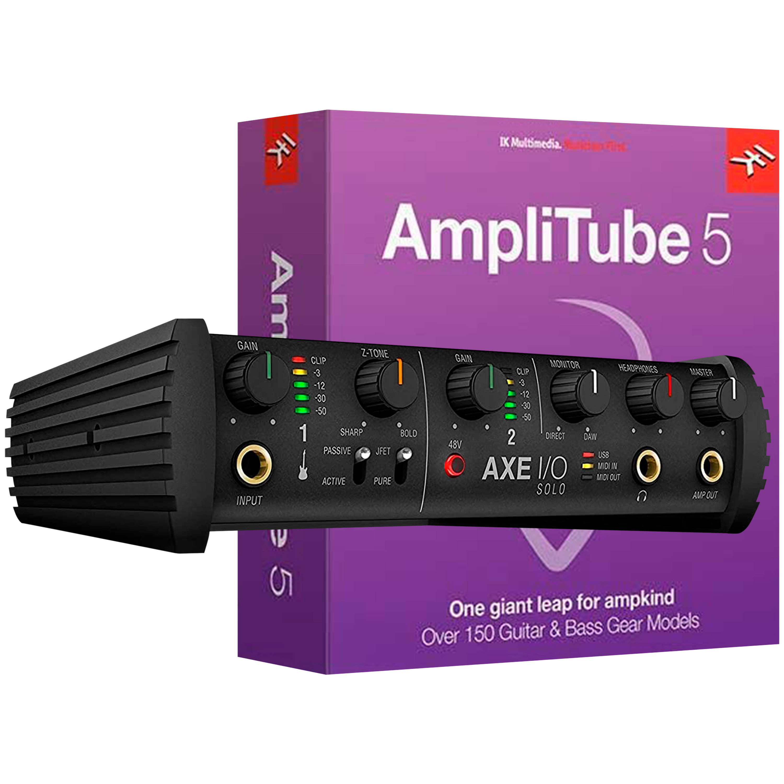 IK Multimédia AXE I/O Solo + Amplitube 5 Bundle - Tête d'ampli guitare SonoVente.com
