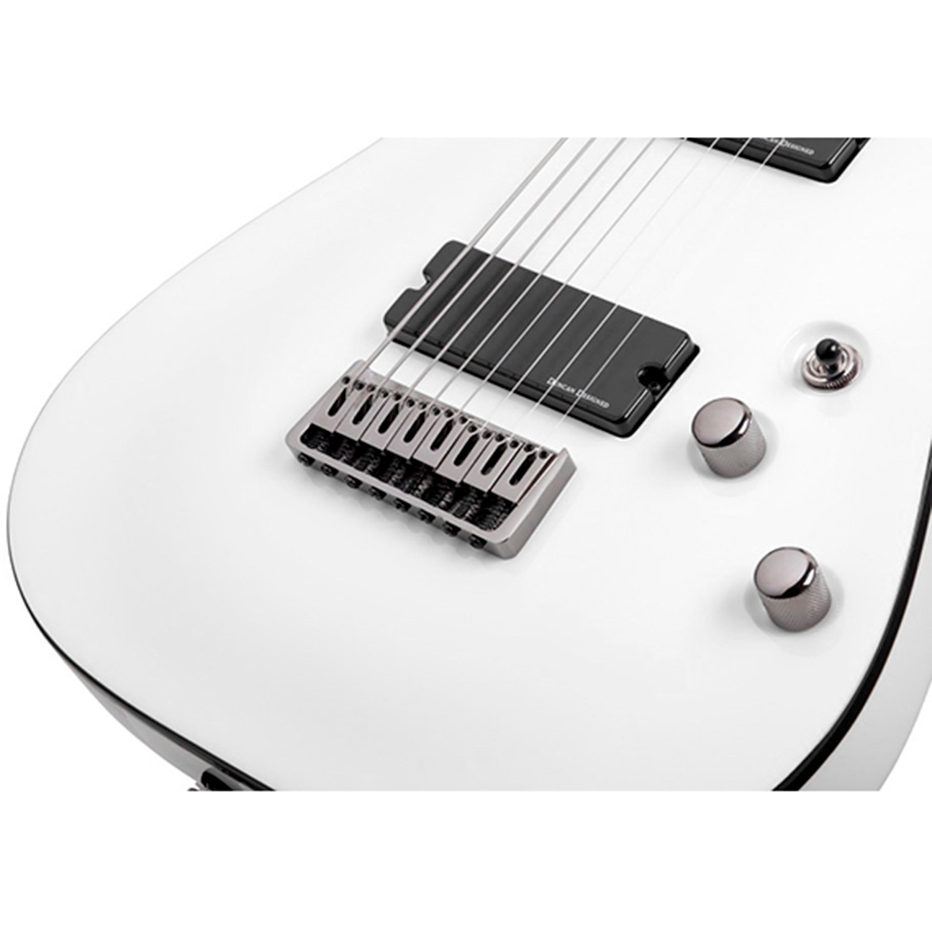 Schecter Demon 8 Vintage White - Guitare métal / moderne SonoVente.com