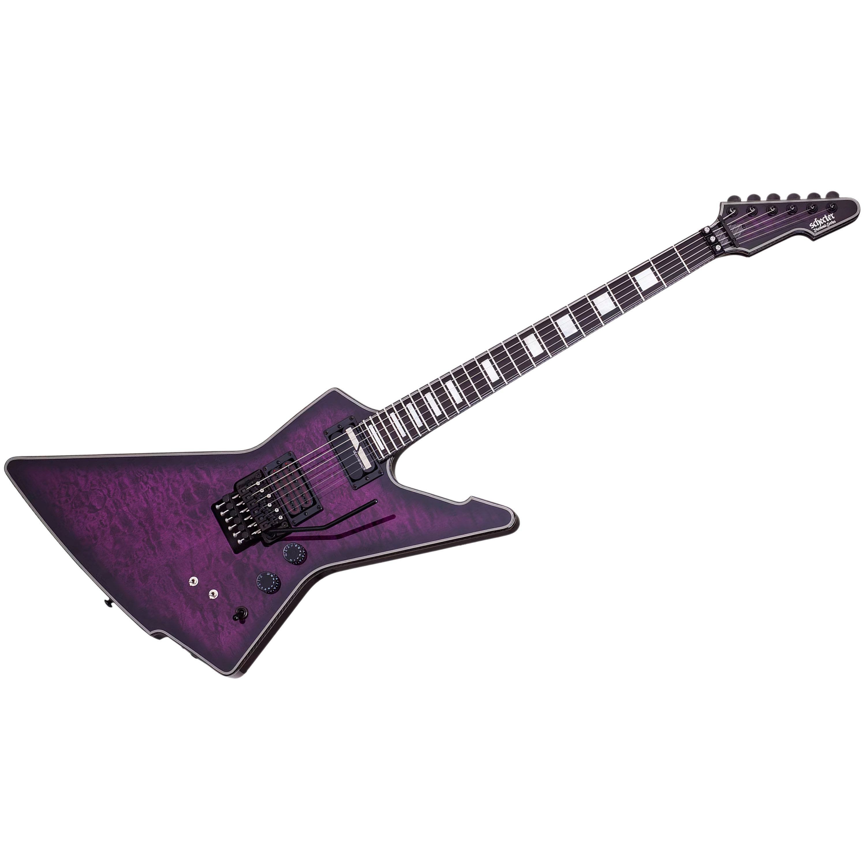 Schecter E-1 FR Special Edition Trans Purple Burst - Guitar Explorer ...