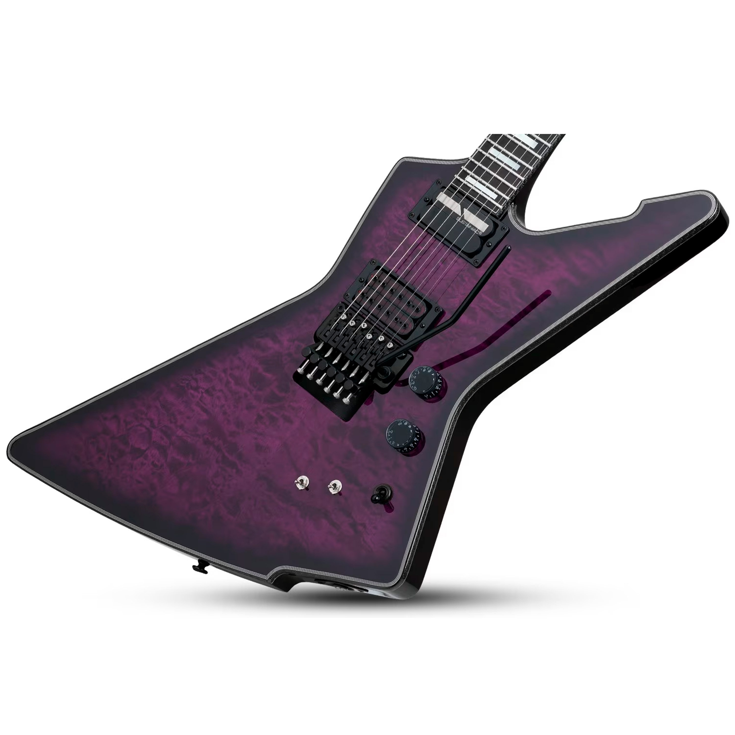 Schecter E-1 FR Special Edition Trans Purple Burst - Guitare explorer ...