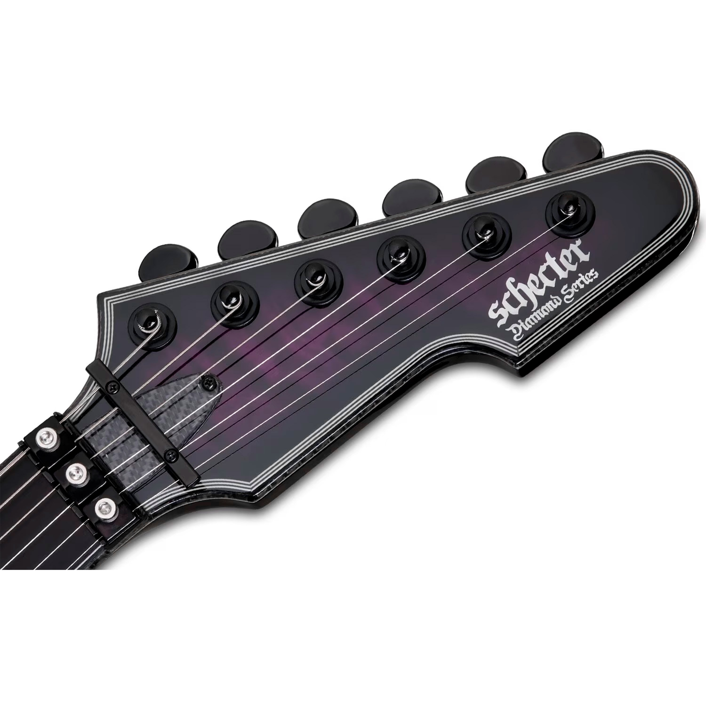 Schecter E-1 FR Special Edition Trans Purple Burst - Guitare explorer ...