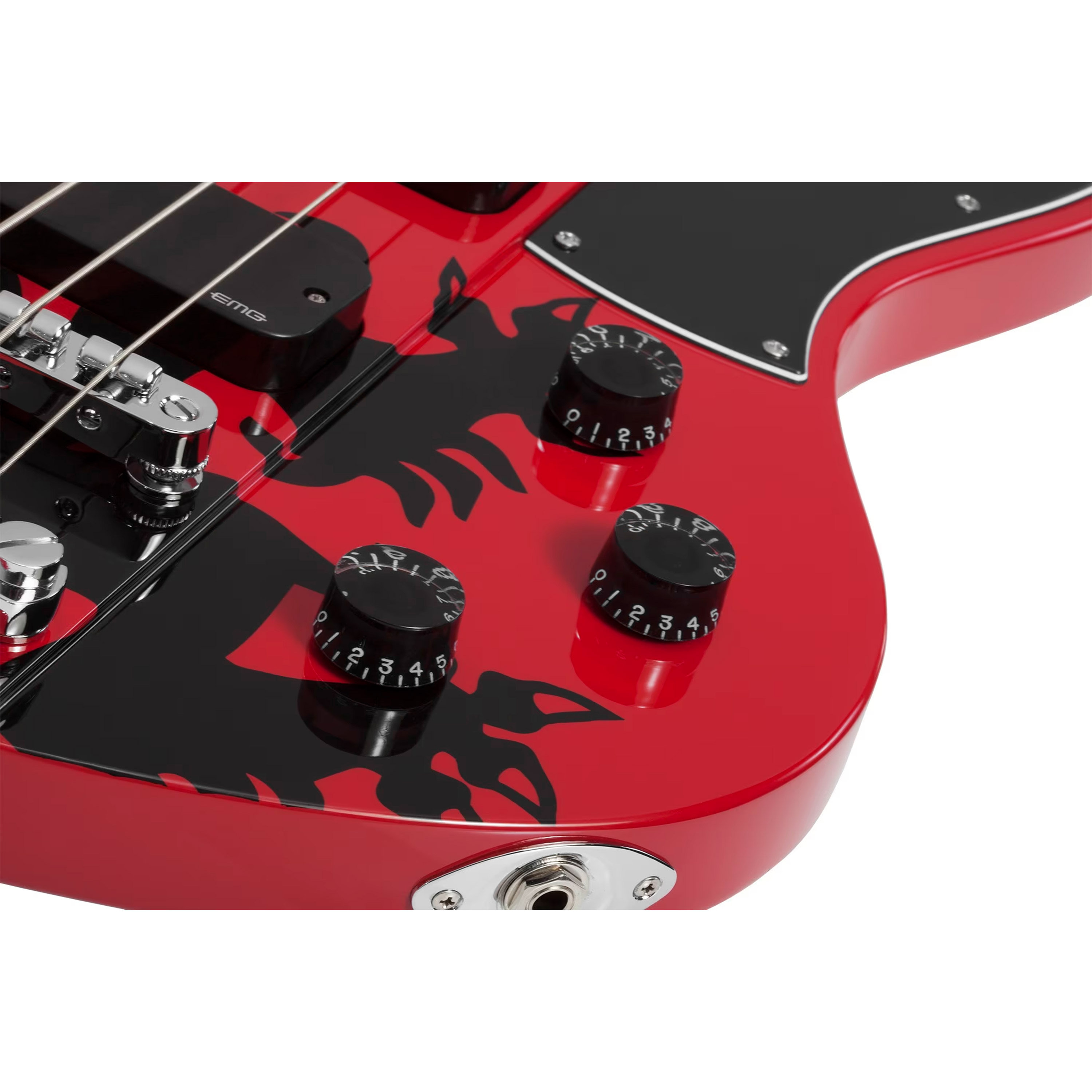 Schecter Simon Gallup Signature Ultra Spitfire Red - Basse électrique ...