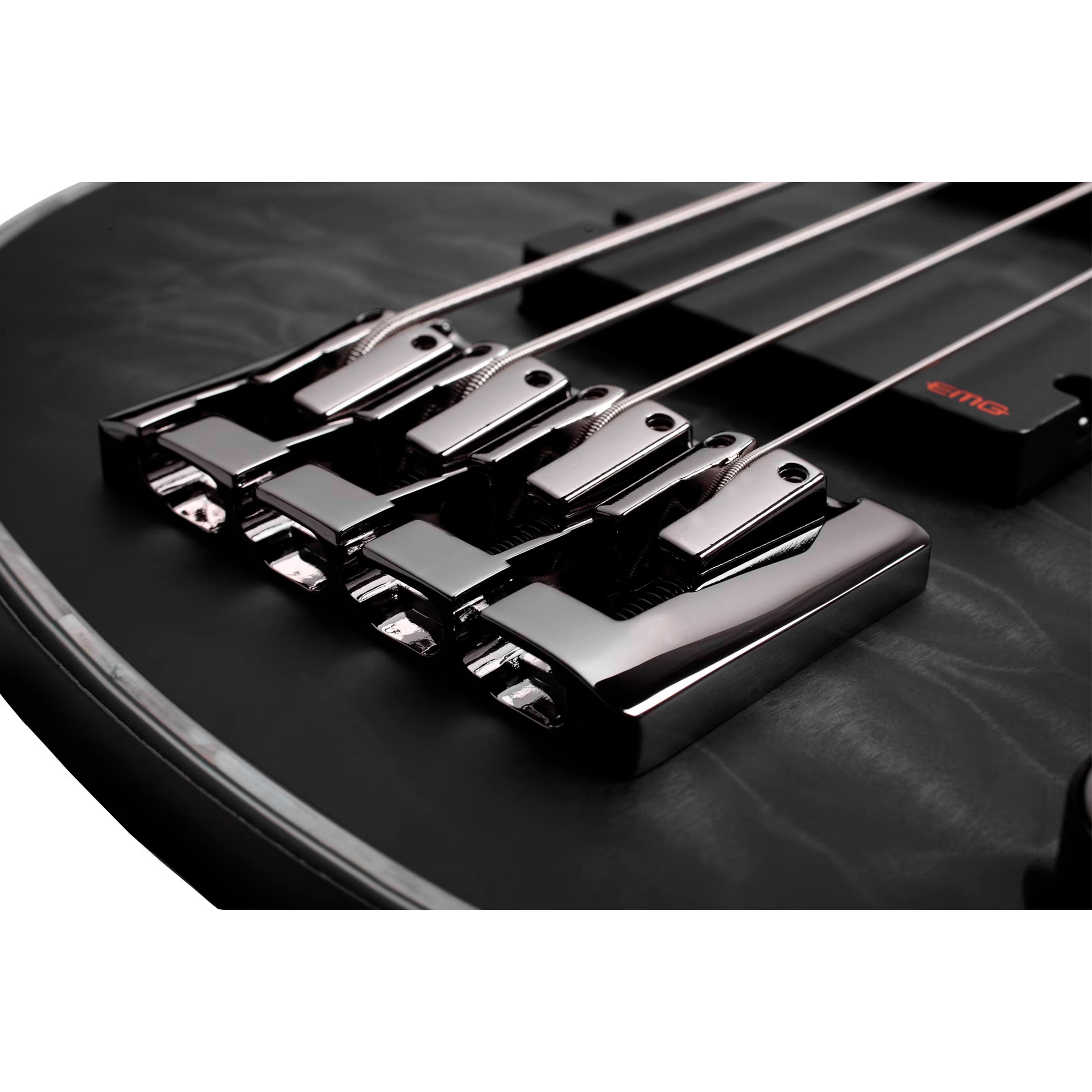 Schecter Hellraiser Extreme 4 See Thru Black Satin - Basse électrique ...