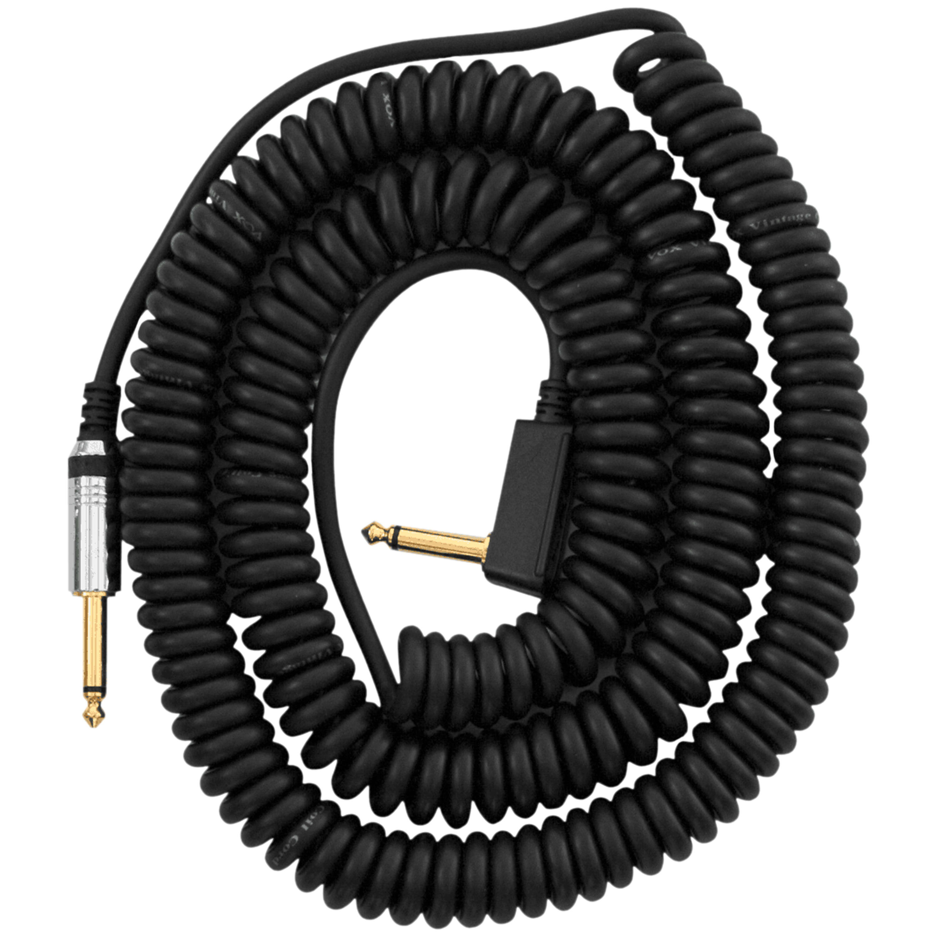 Vox VCC90 Câble Spirale Noir 9m - Câble Instrument SonoVente.com