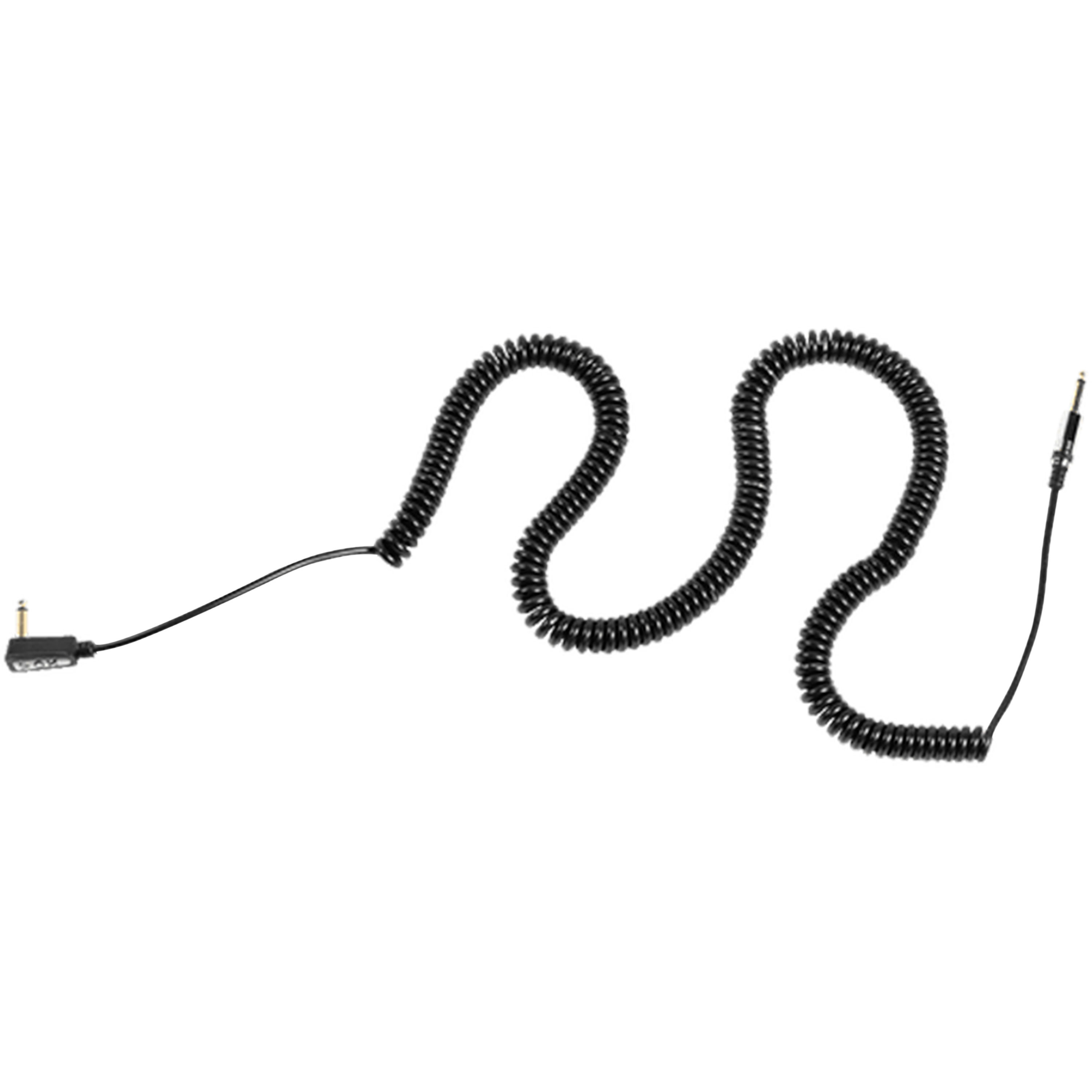 Vox VCC90 Câble Spirale Noir 9m - Câble instrument SonoVente.com