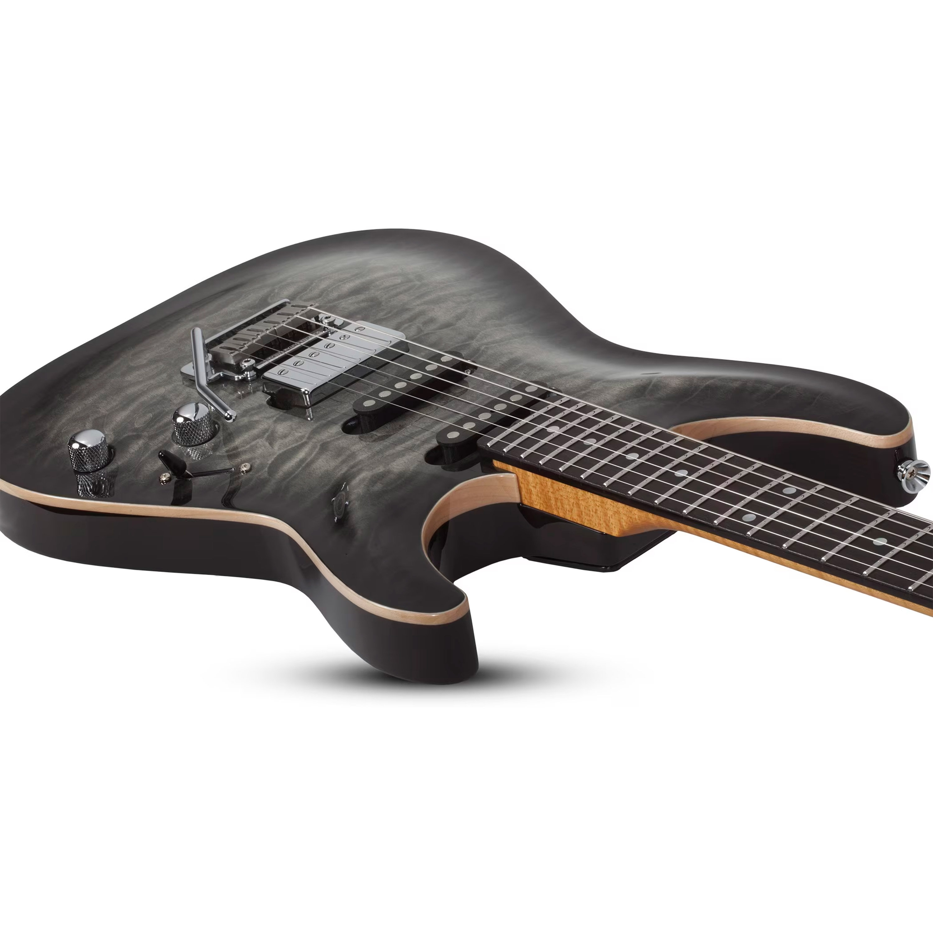 Schecter California Classic Charcoal Burst - Guitare métal / moderne ...