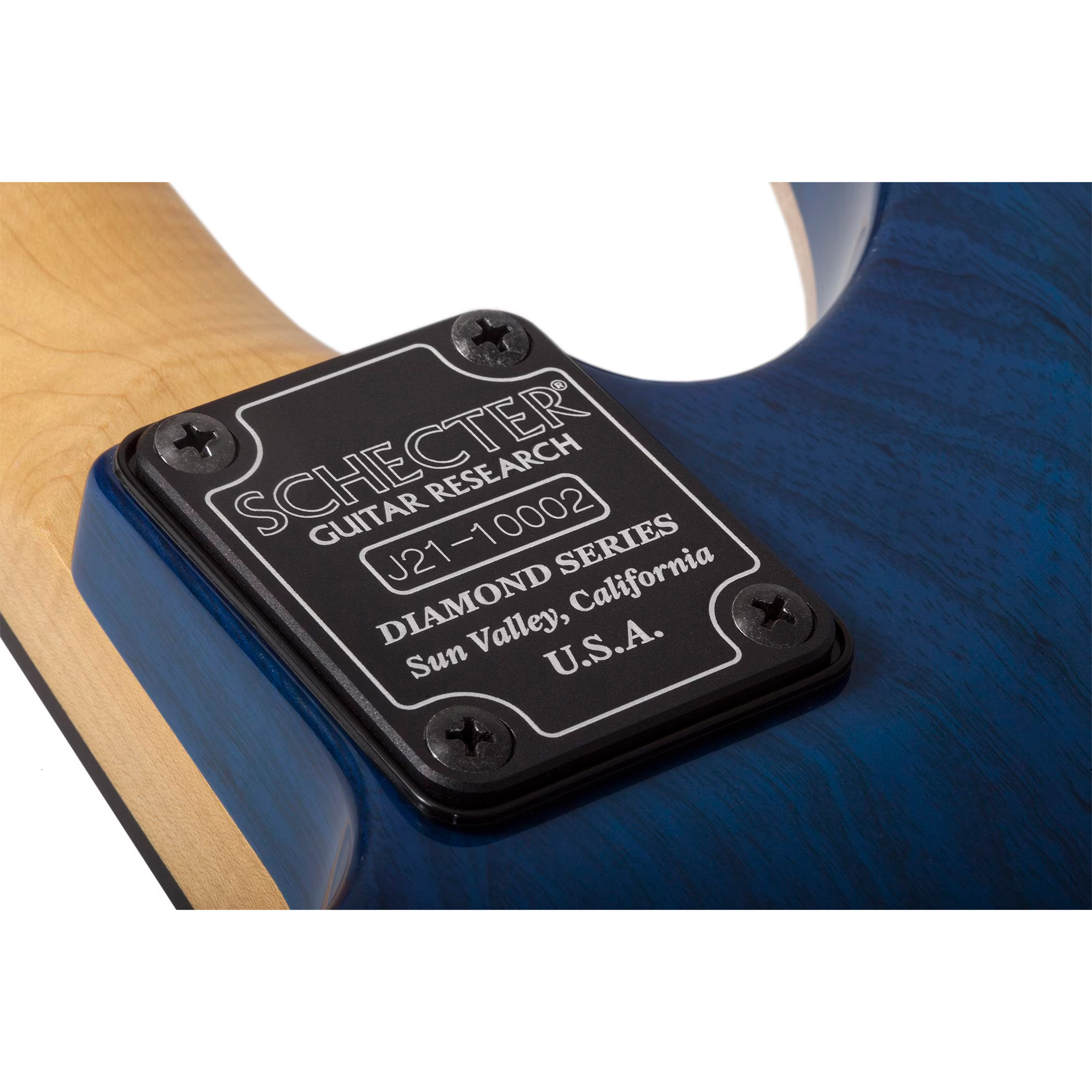 Schecter California Classic Trans Sky Burst - Guitare métal / moderne ...