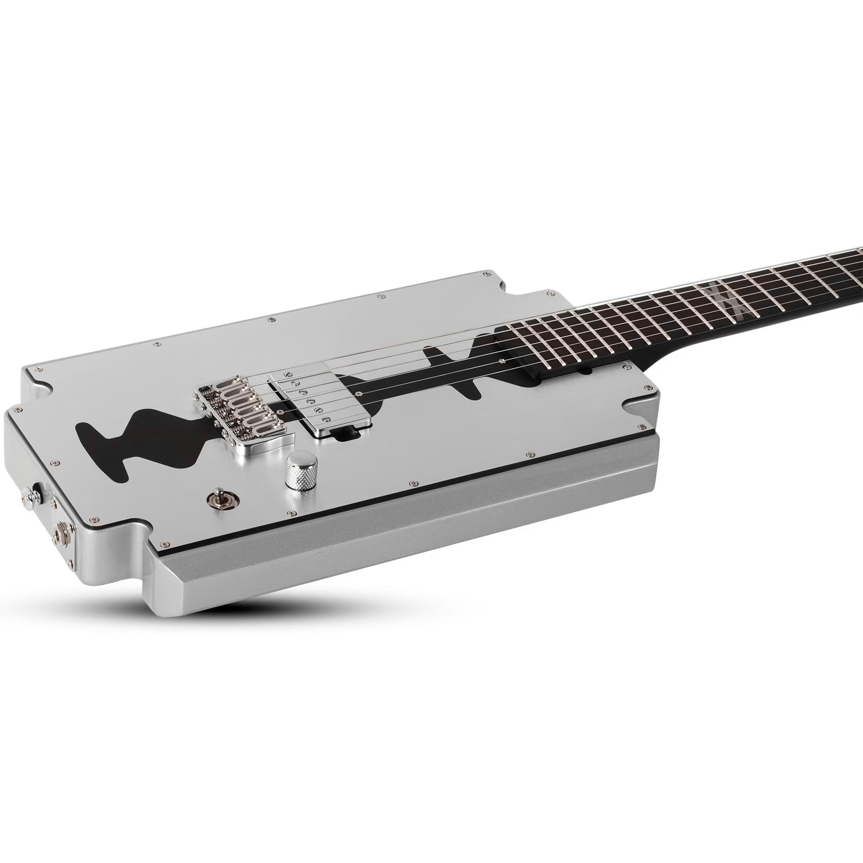 Schecter Machine Gun Kelly Razor Blade Metallic Silver - Guitare ...