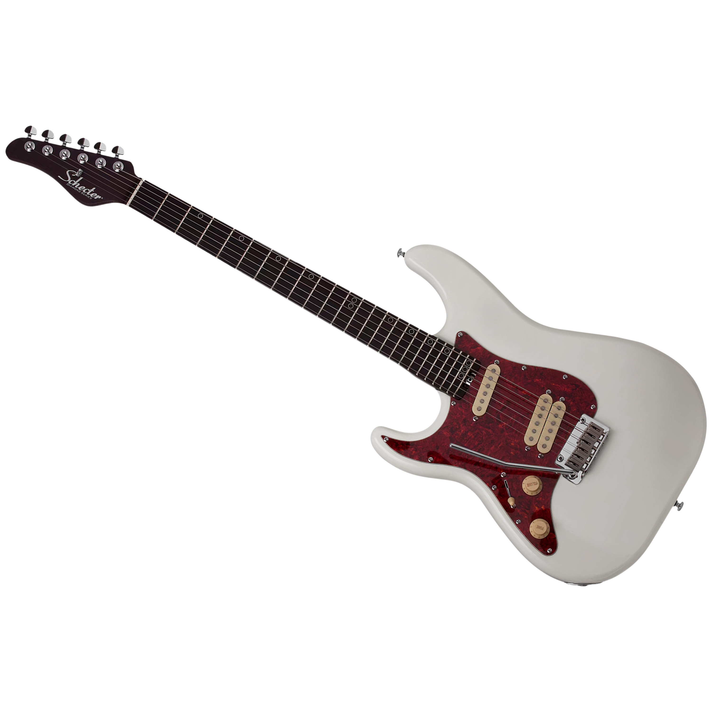 Schecter MV-6 Olympic White LH - Guitare électrique gaucher SonoVente ...