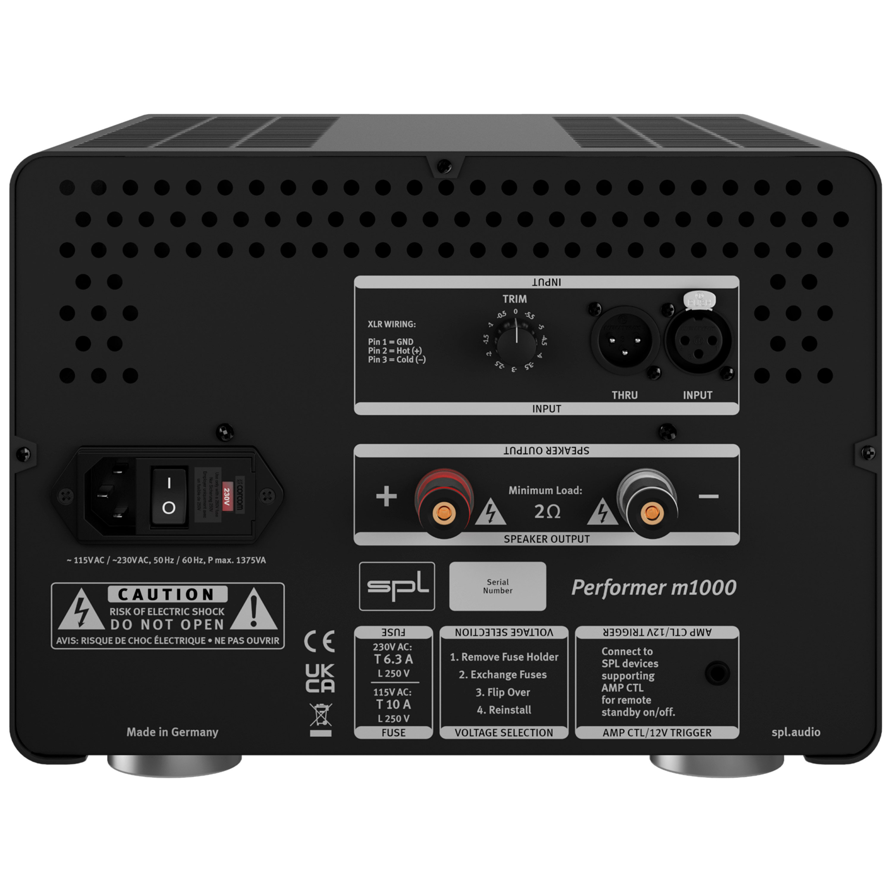 SPL Performer m1000 Red - Amplis HiFi SonoVente.com