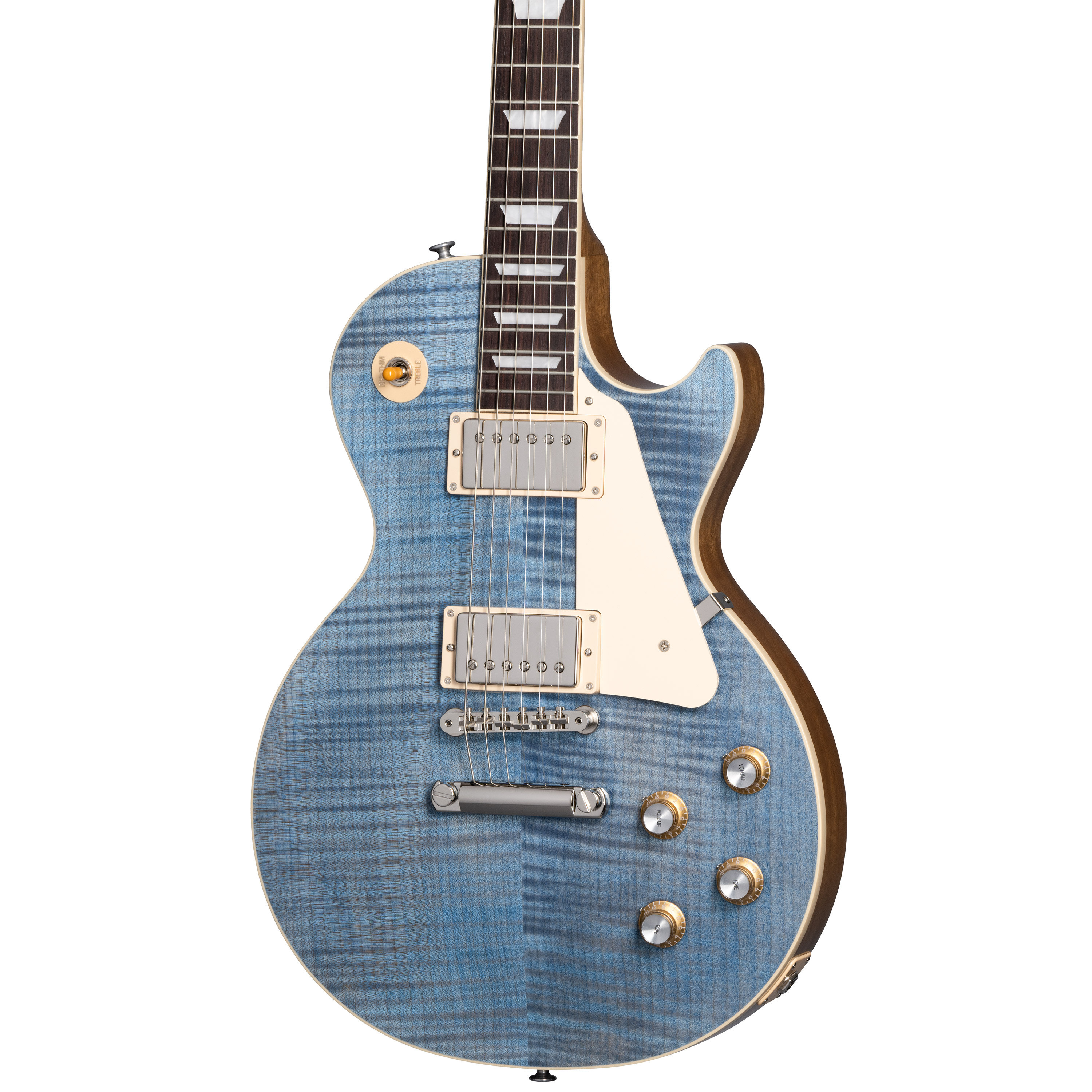 Gibson Les Paul Standard 60s Figured Top Ocean Blue + Etui - Guitare ...