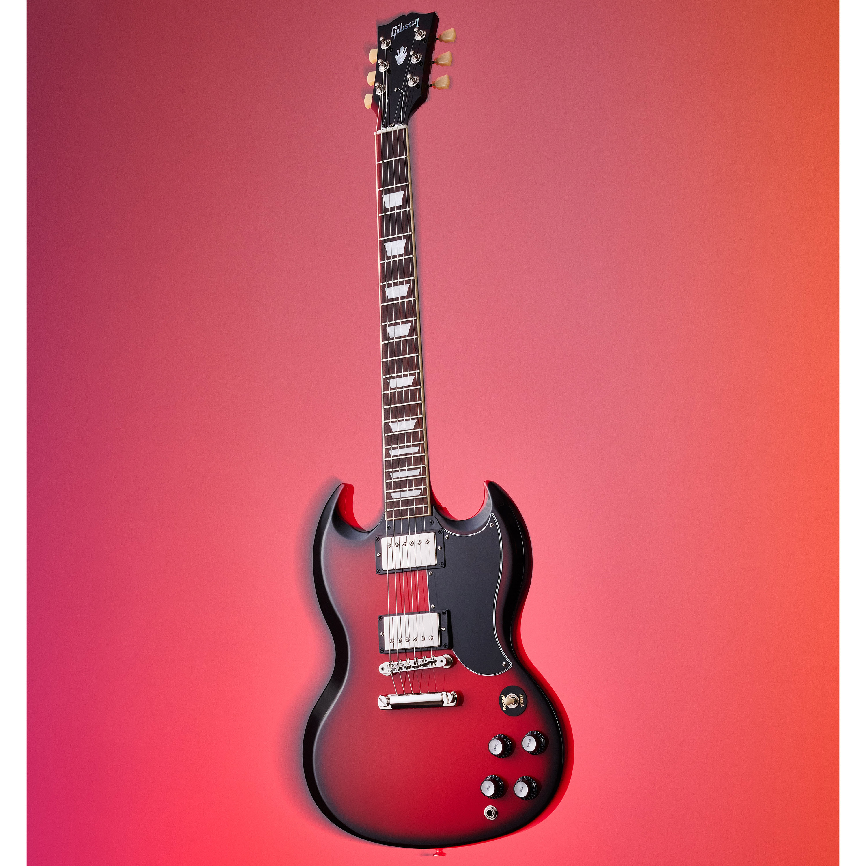 Gibson SG Standard 61 Custom Color Cardinal Red Burst + Etui - Guitare ...