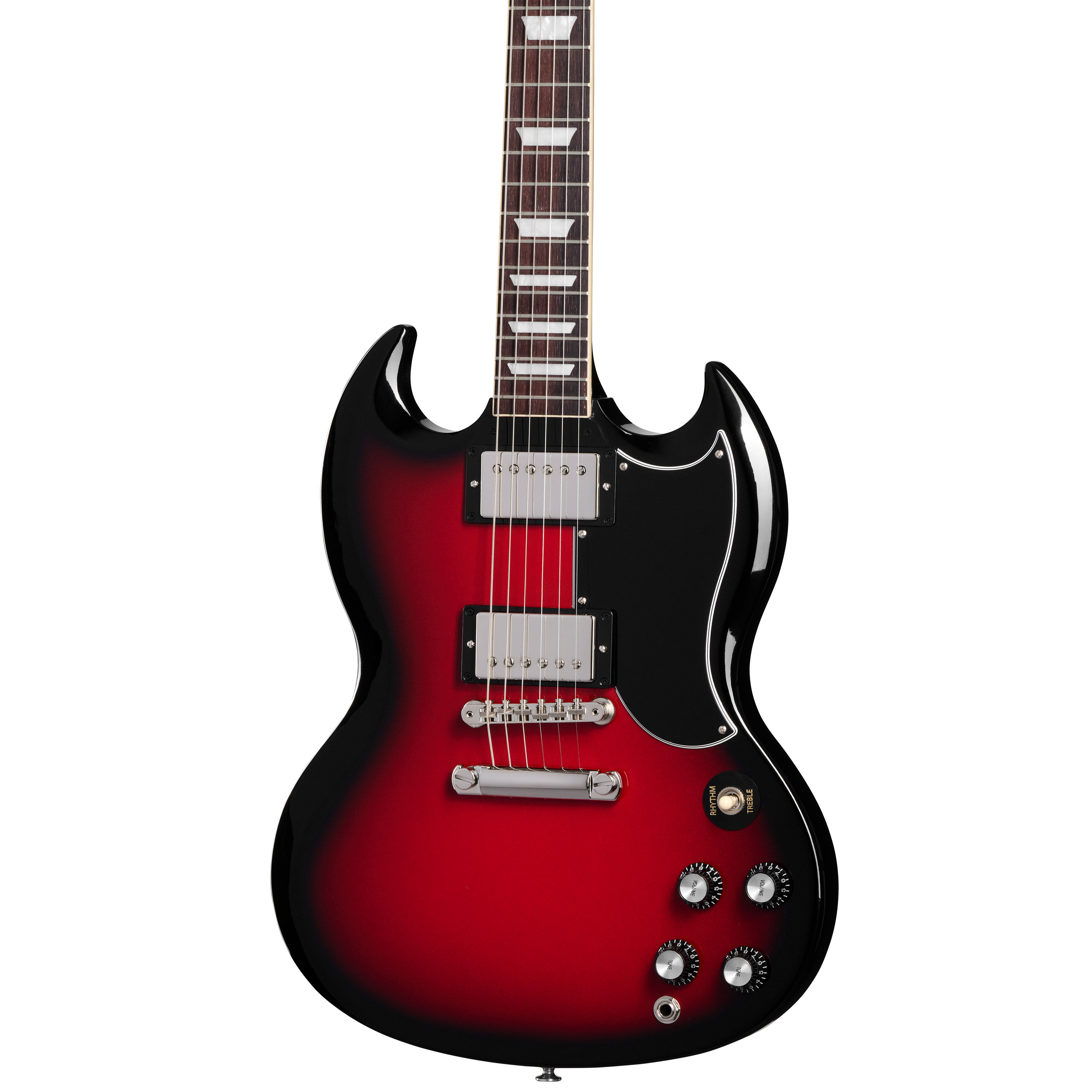 Gibson SG Standard 61 Custom Color Cardinal Red Burst + Etui - Guitare ...