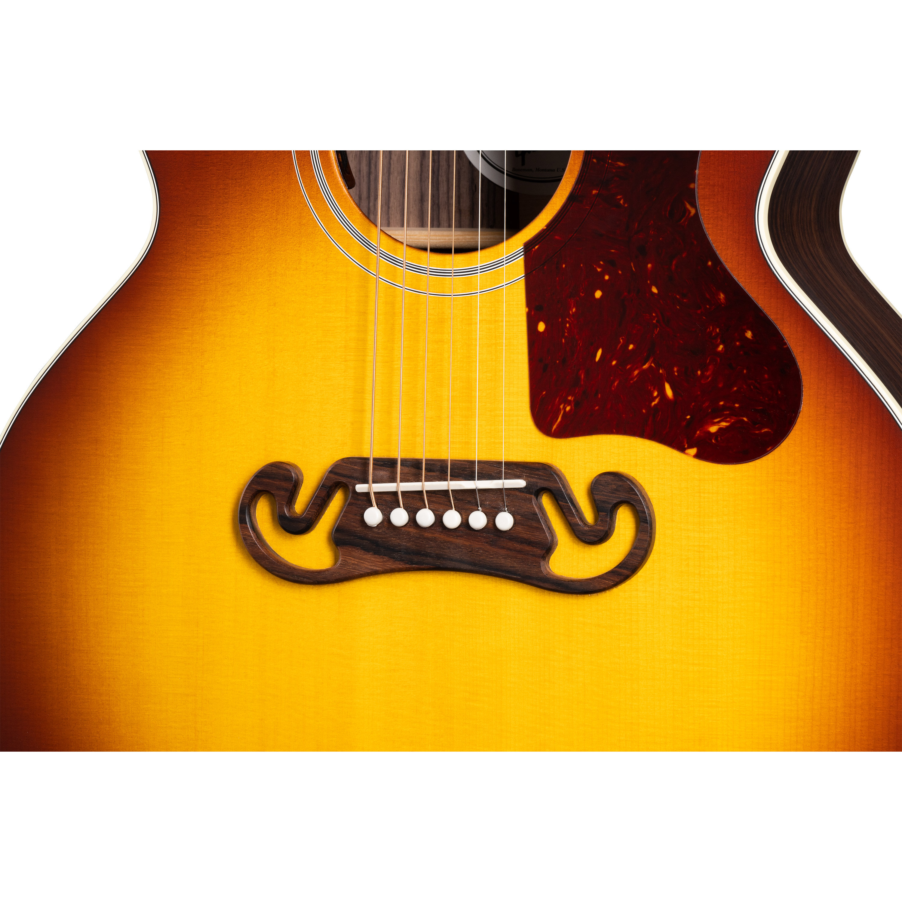 Gibson SJ-200 Studio Rosewood Satin Rosewood Burst + Etui - Guitare folk électro SonoVente.com