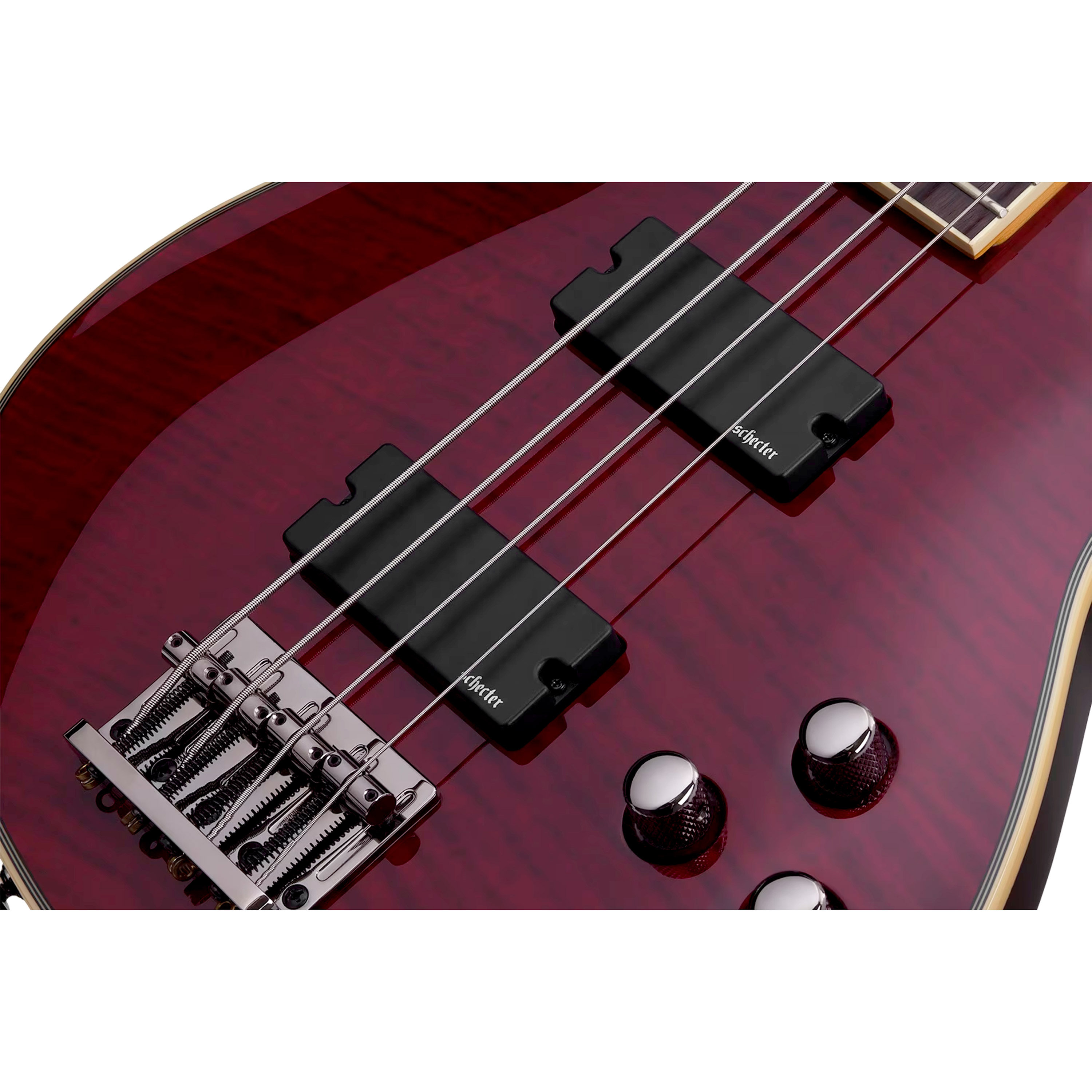 Schecter Omen Extreme-4 Black Cherry LH - Basse gaucher SonoVente.com