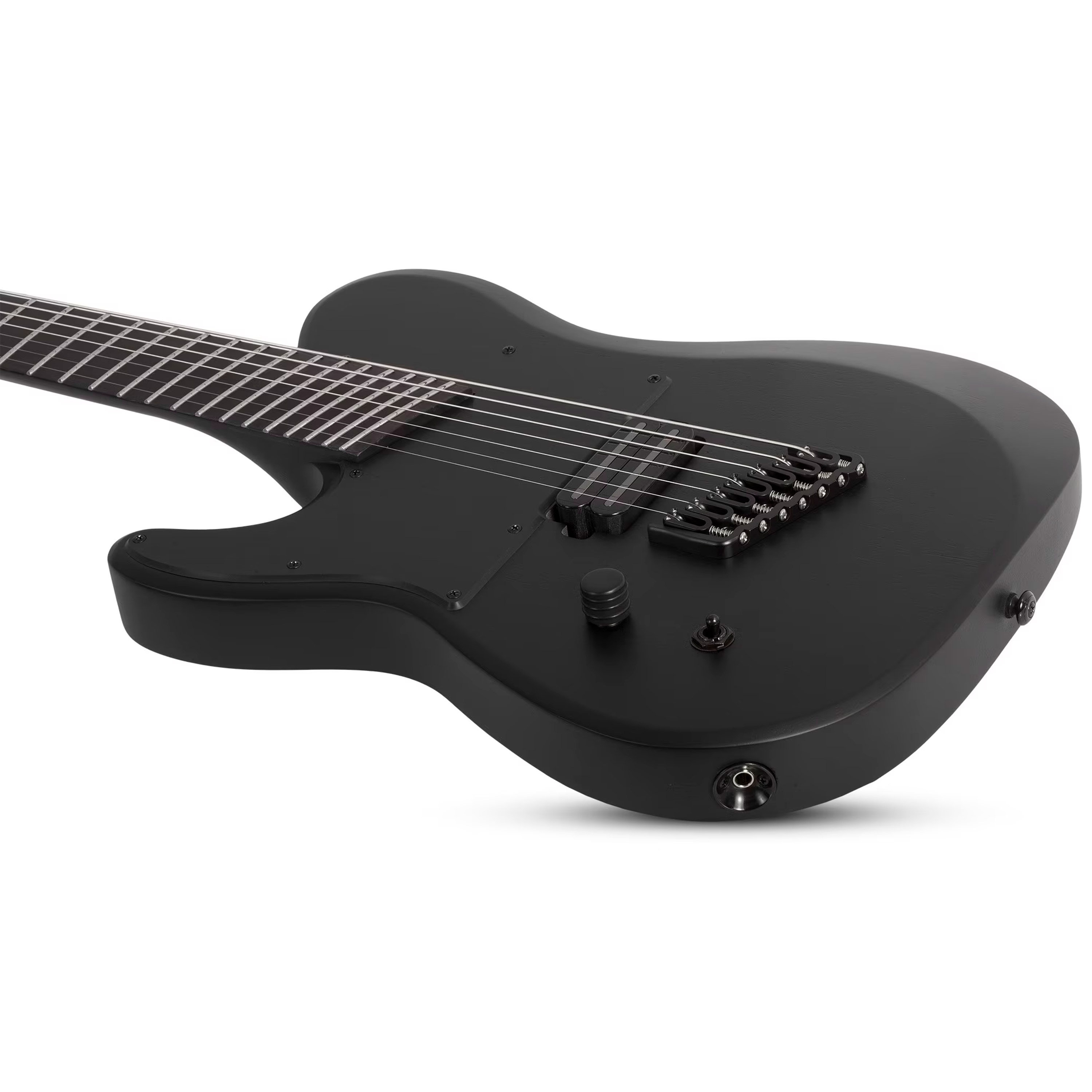 Schecter PT-7 Black multi-scale OPS Satin Black Open Pore LH - Guitare ...
