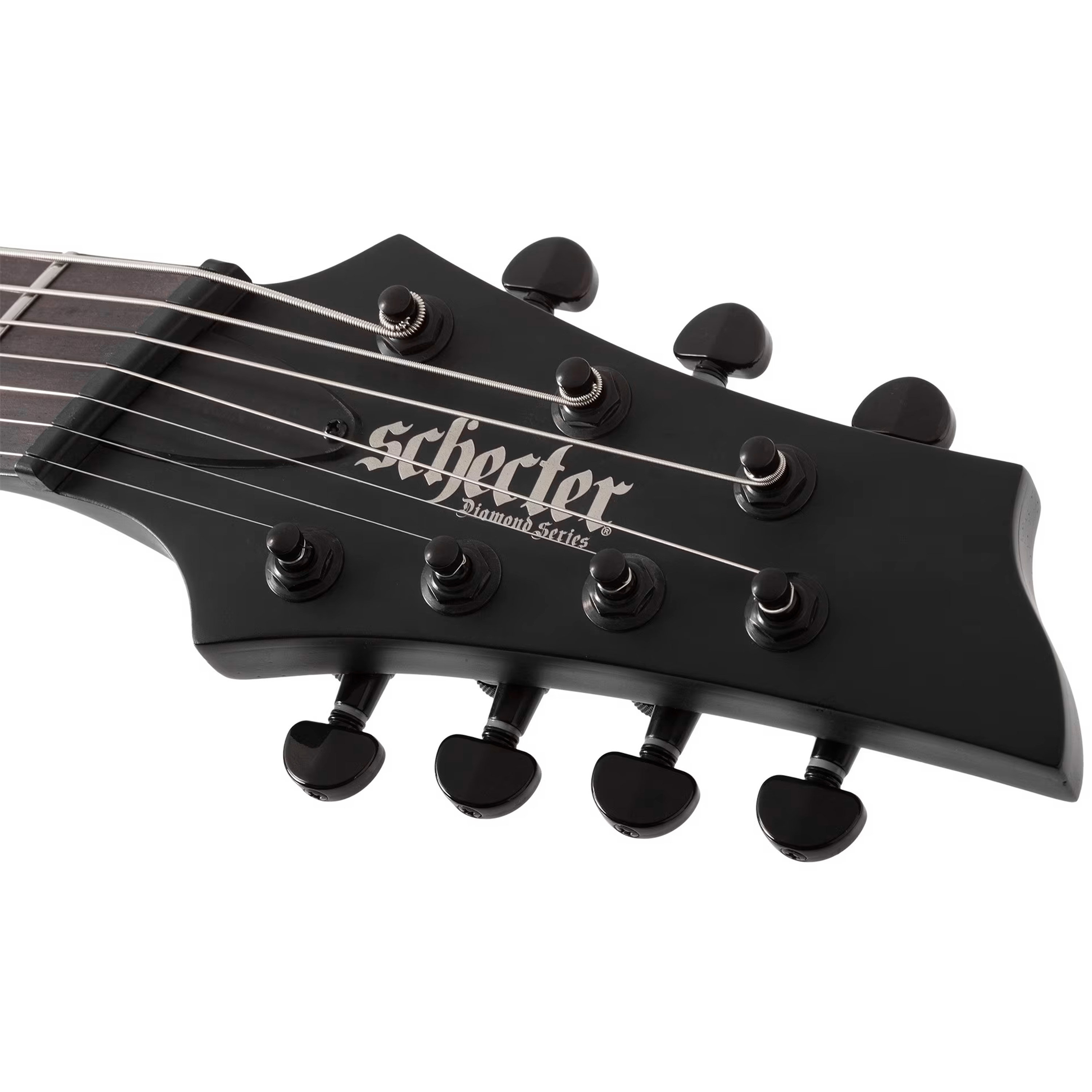 Schecter PT-7 Black multi-scale OPS Satin Black Open Pore - Guitare ...