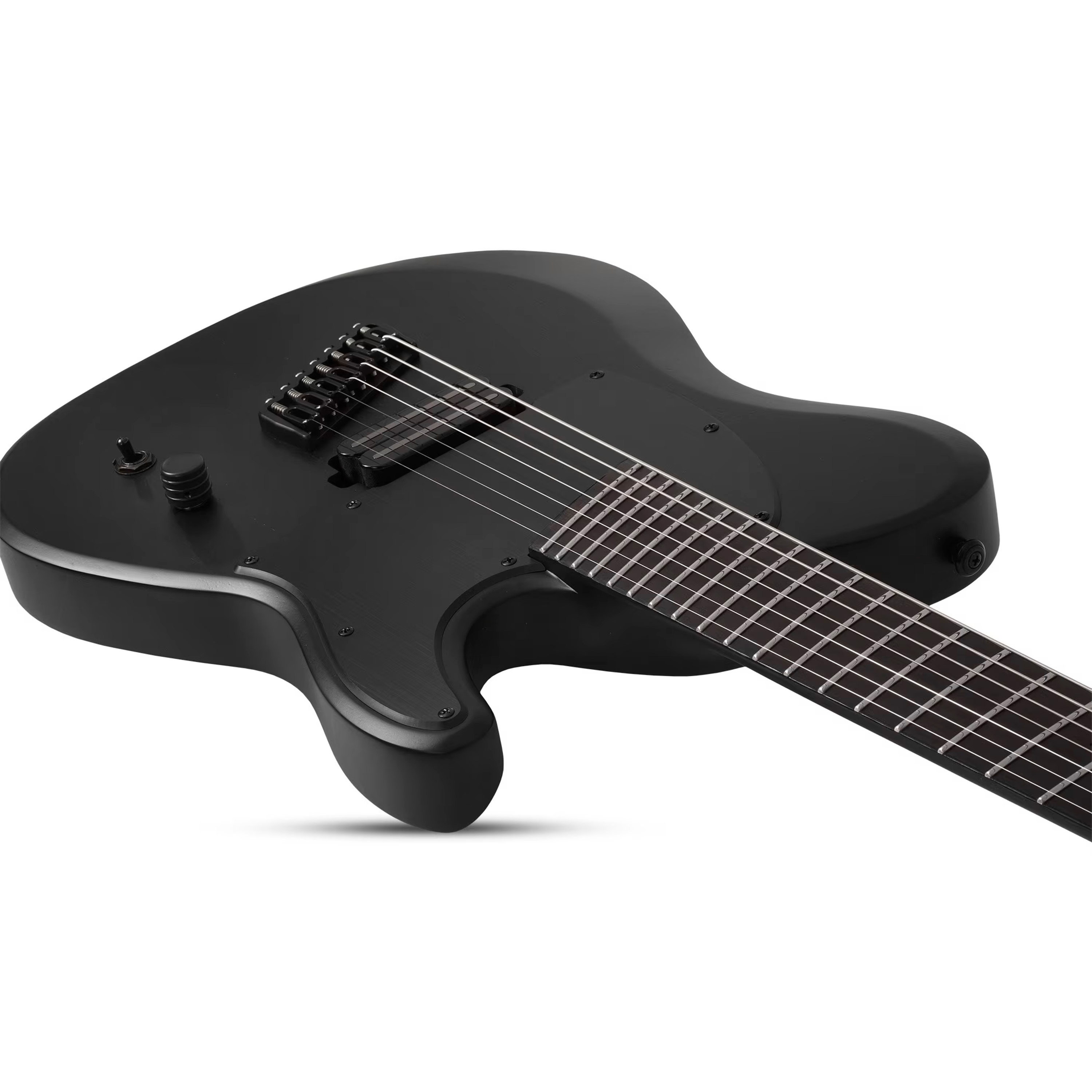 Schecter PT-7 Black multi-scale OPS Satin Black Open Pore - Guitare ...