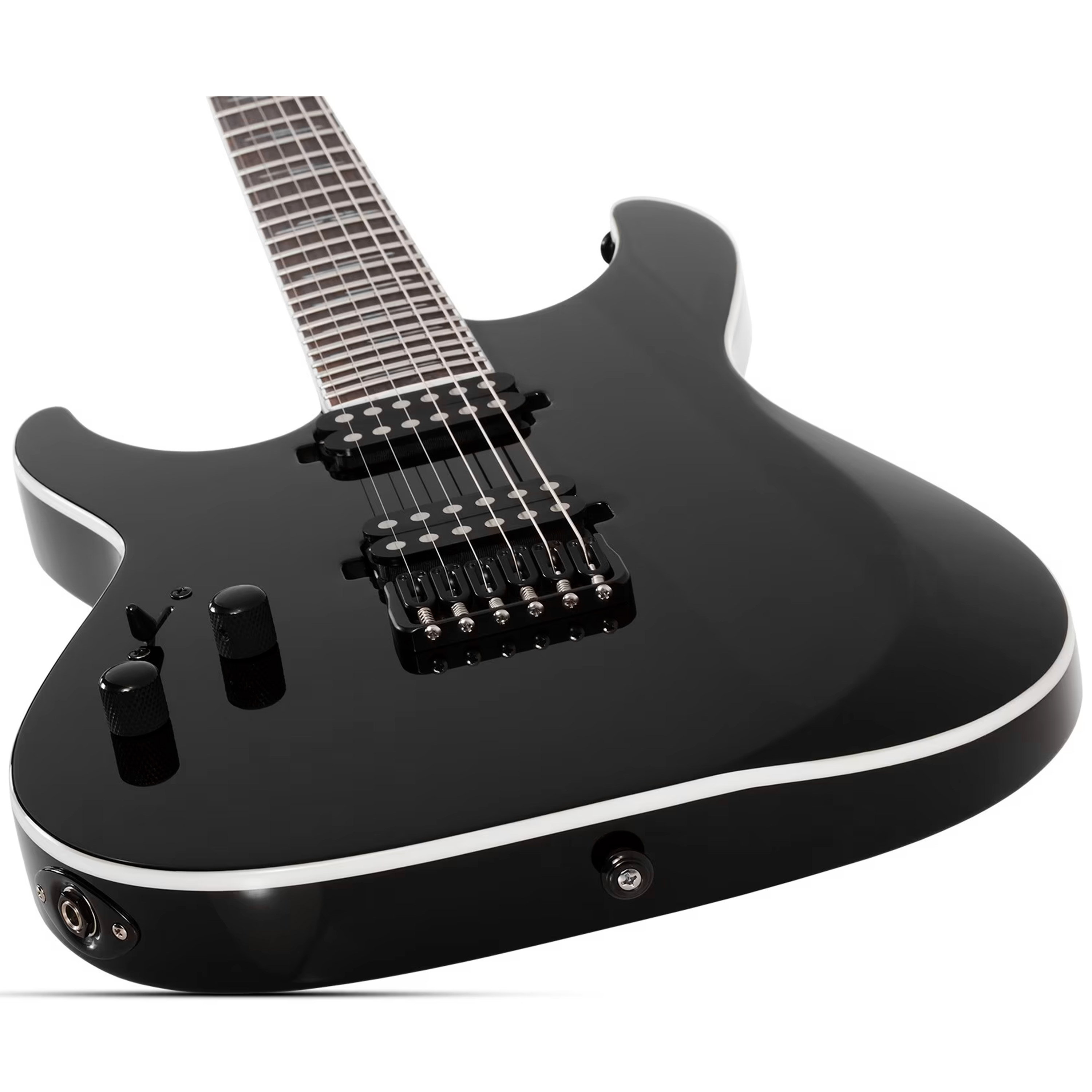 Schecter Reaper 6 Custom Gloss Black LH - Guitare électrique gaucher ...
