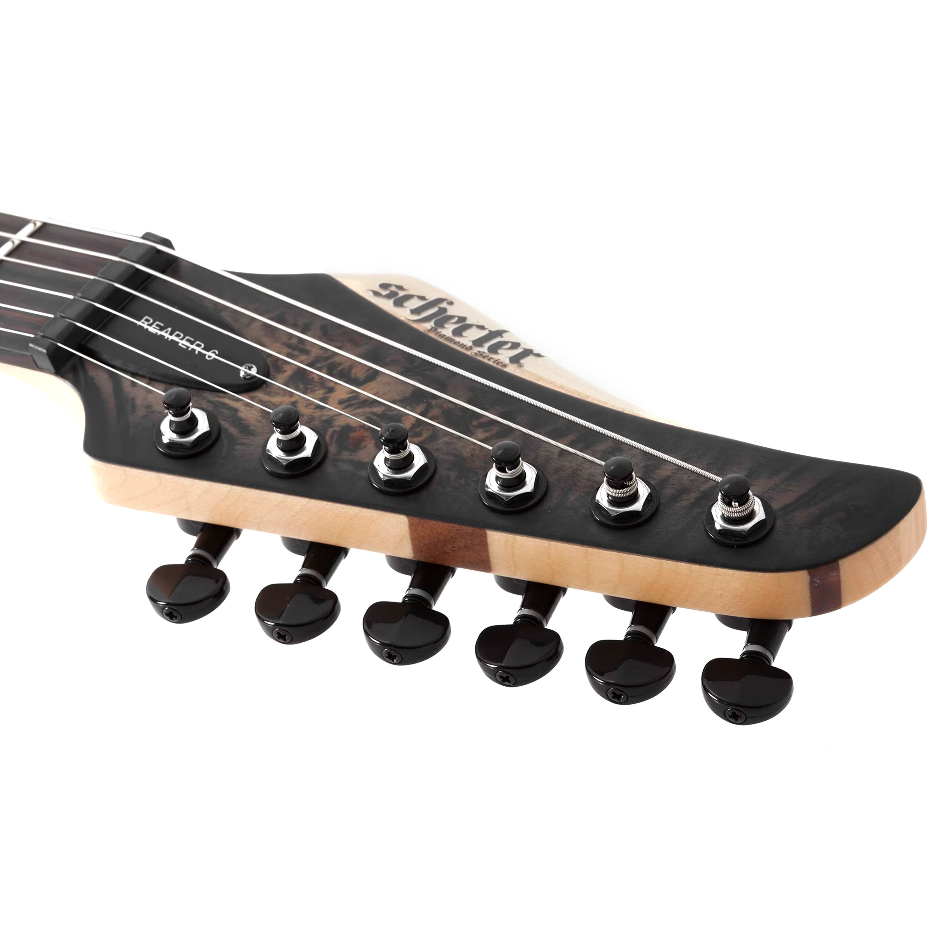 Schecter Reaper 6 Charcoal Burst LH - Guitare électrique gaucher ...