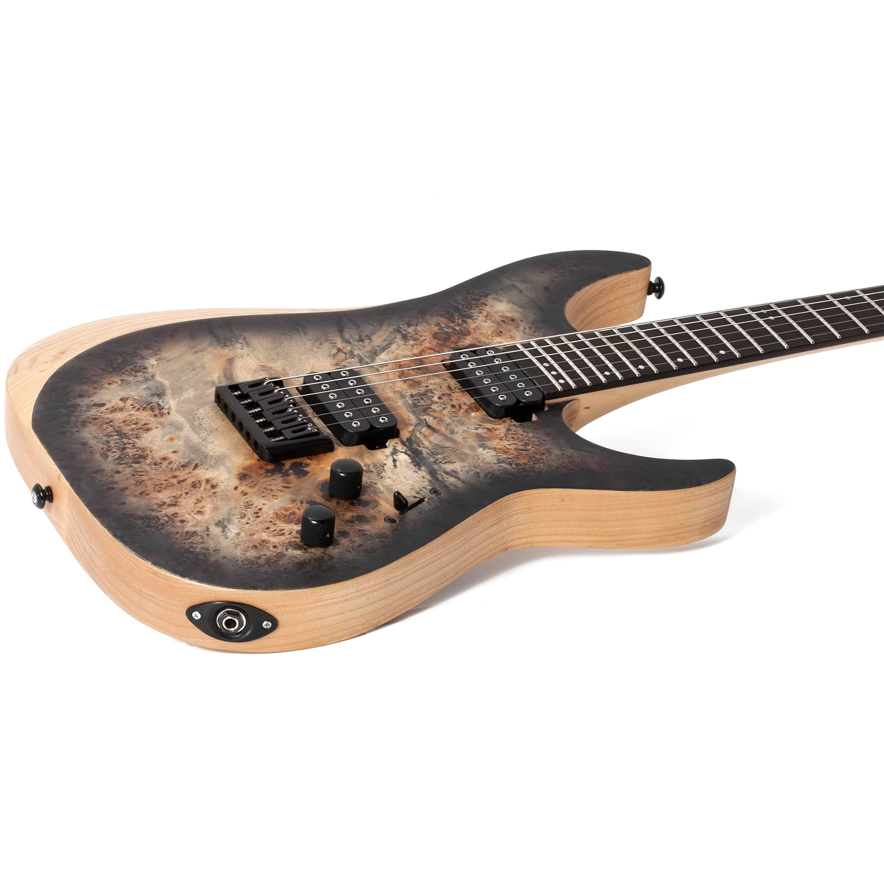 Schecter Reaper 6 Charcoal Burst LH - Guitare électrique gaucher ...