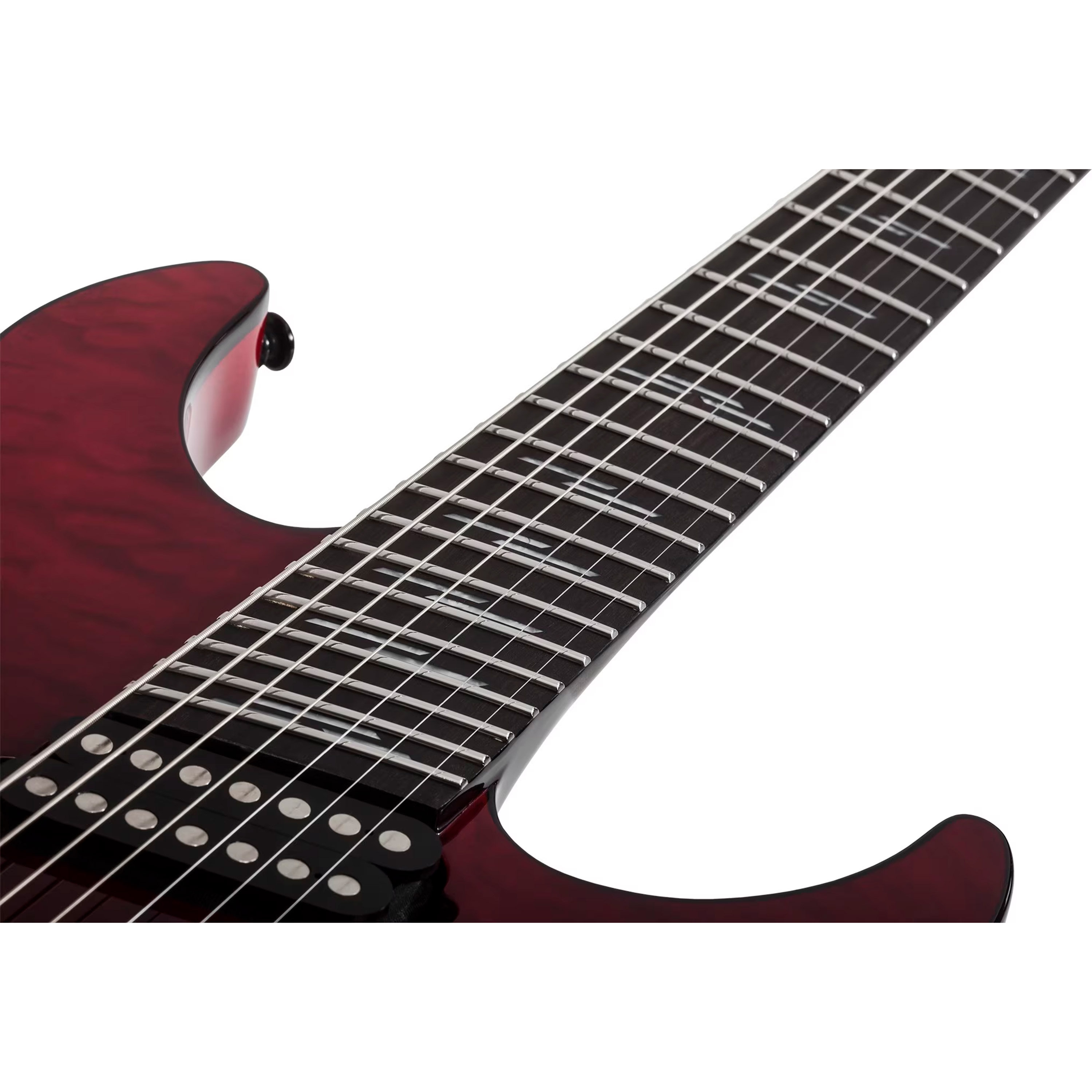 Schecter Reaper 7 Elite Multi-scale Blood Burst - Guitare métal ...