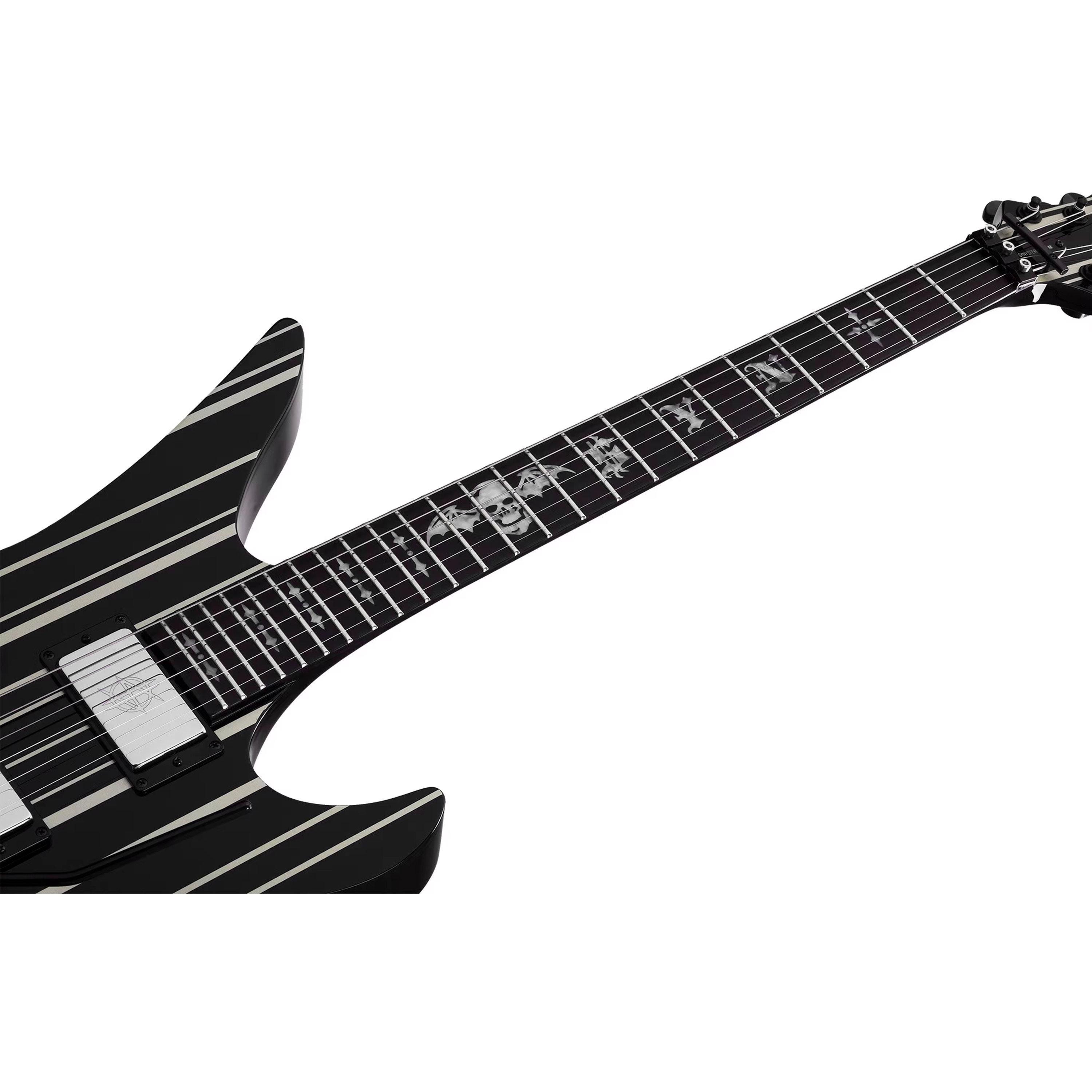 Schecter Synyster Gates Custom Floyd Black Silver - Guitare signature ...