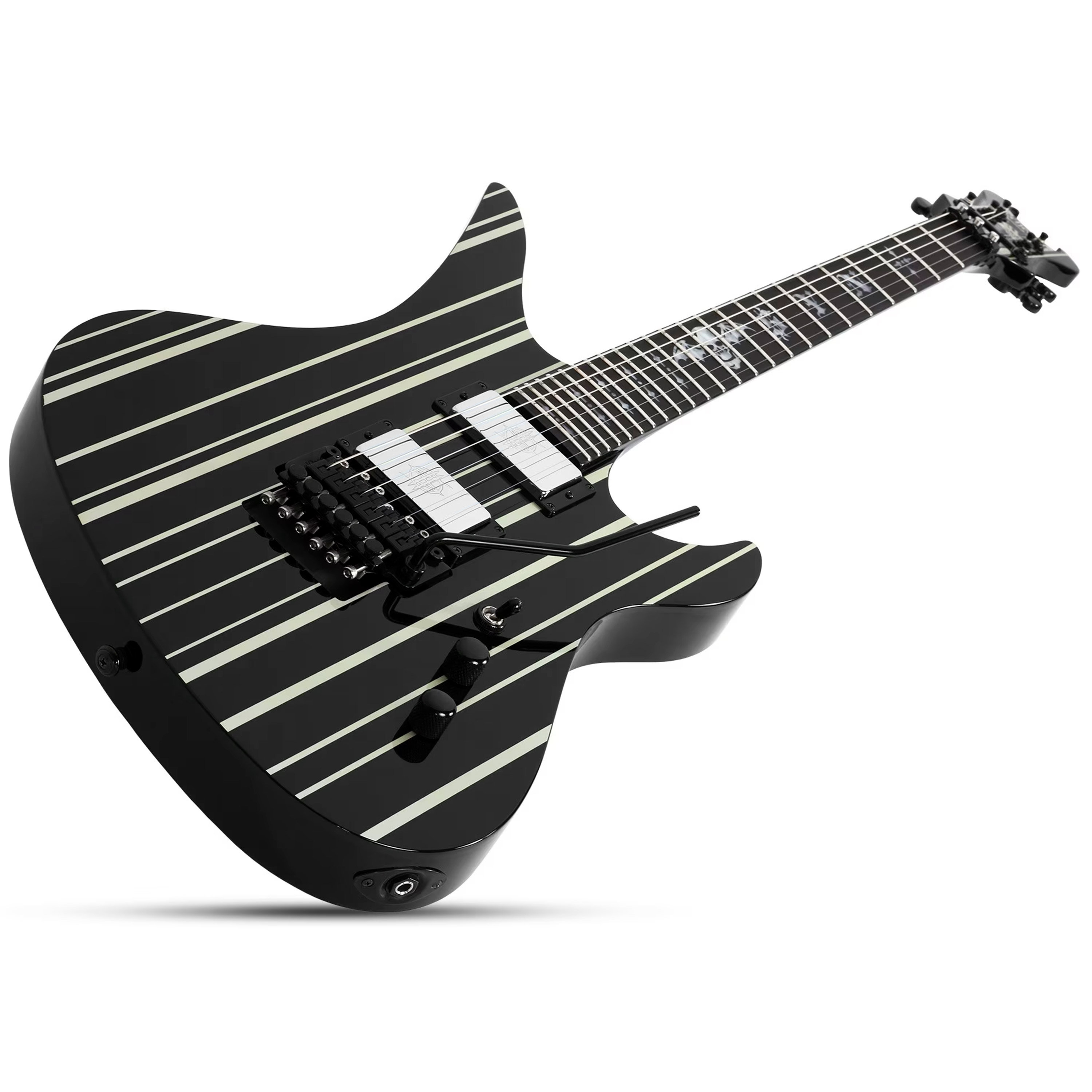 Schecter Synyster Gates Custom Floyd Black Silver - Guitare signature ...