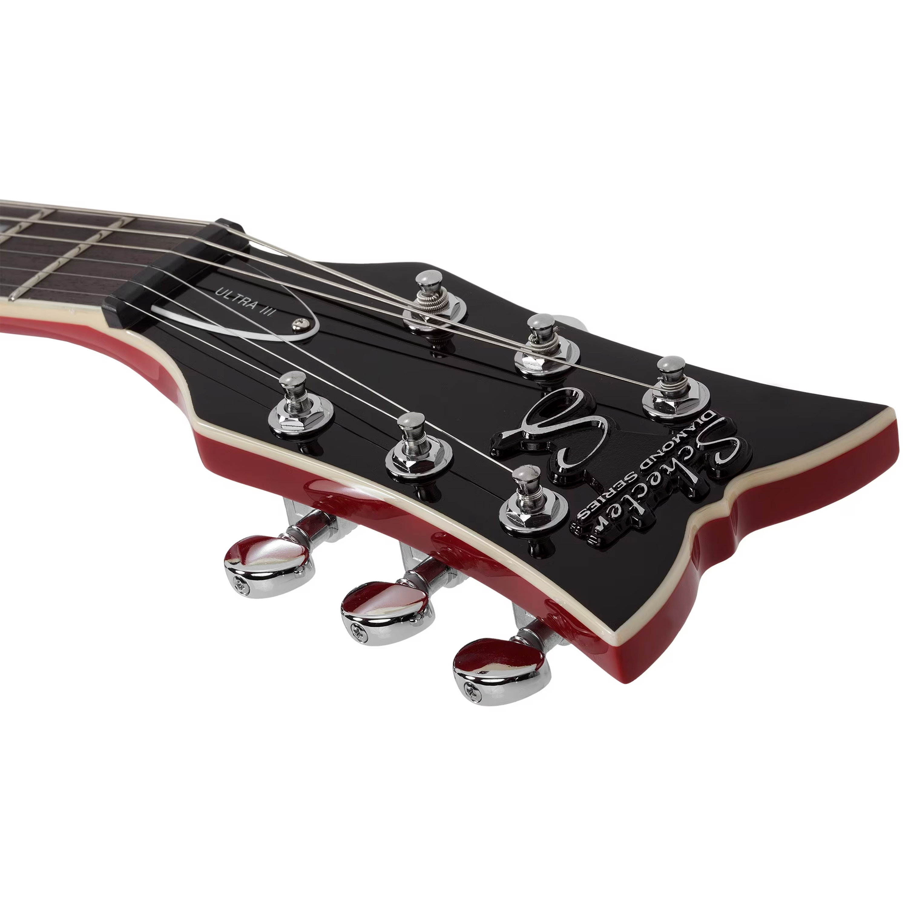 Schecter Ultra III Bigsby Vintage Red - Guitare vintage SonoVente.com