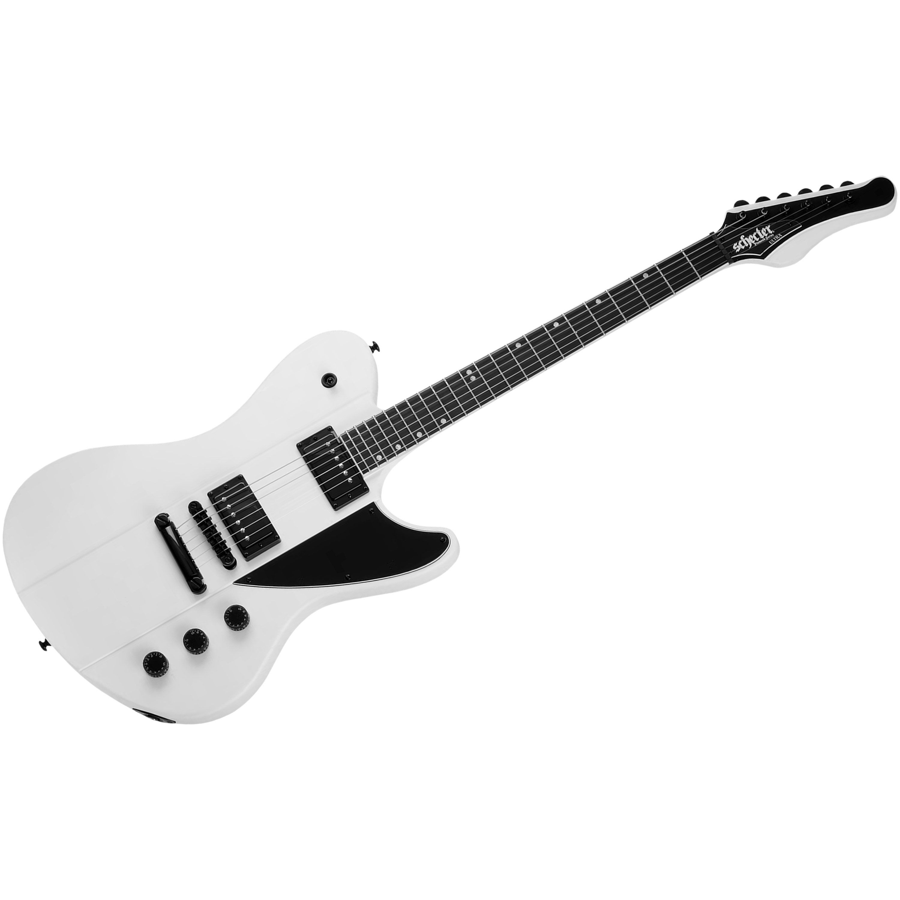 Schecter Ultra Satin White - Metal / Modern Guitar SonoVente.com - en