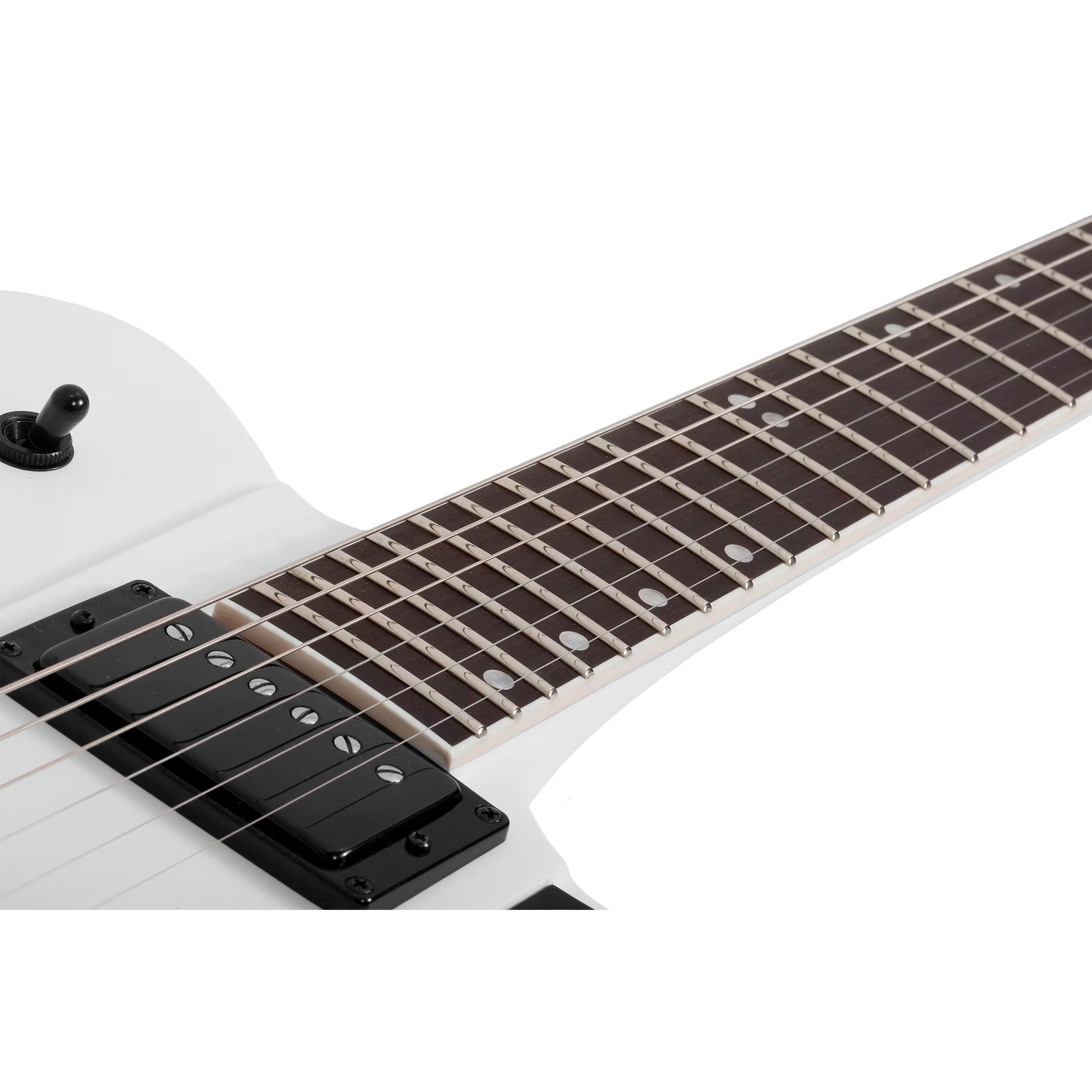 Schecter Ultra Satin White - Guitare métal / moderne SonoVente.com