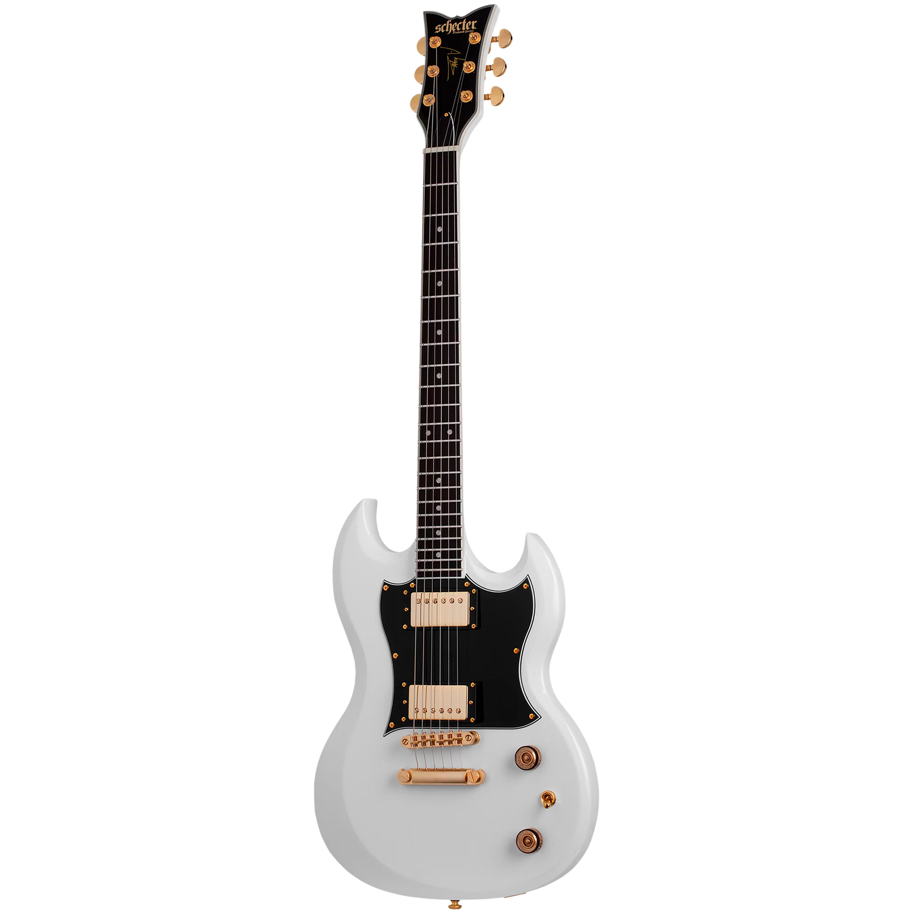 Schecter ZV-H6llyw66d White - Signature Guitar SonoVente.com - en