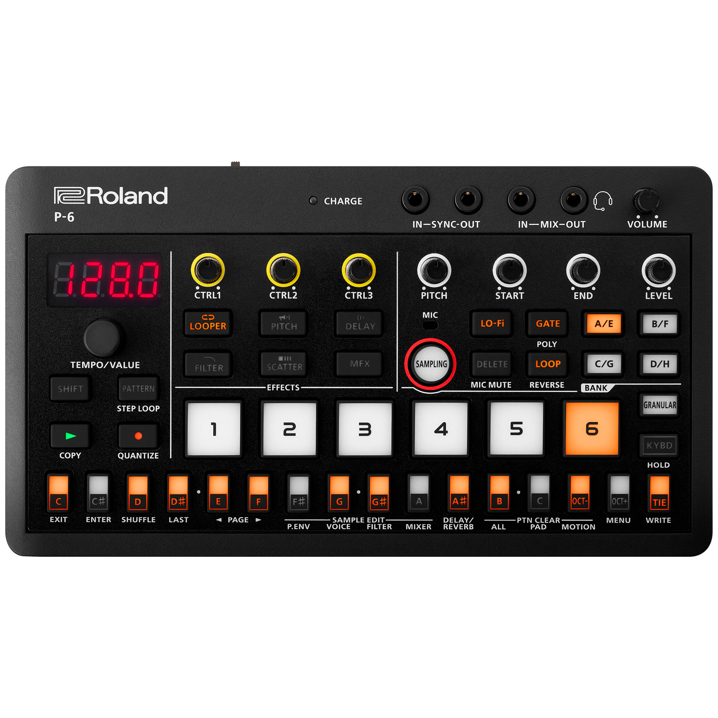 Roland P-6 AIRA Compact Sampler - Sampler / grooveBox SonoVente.com