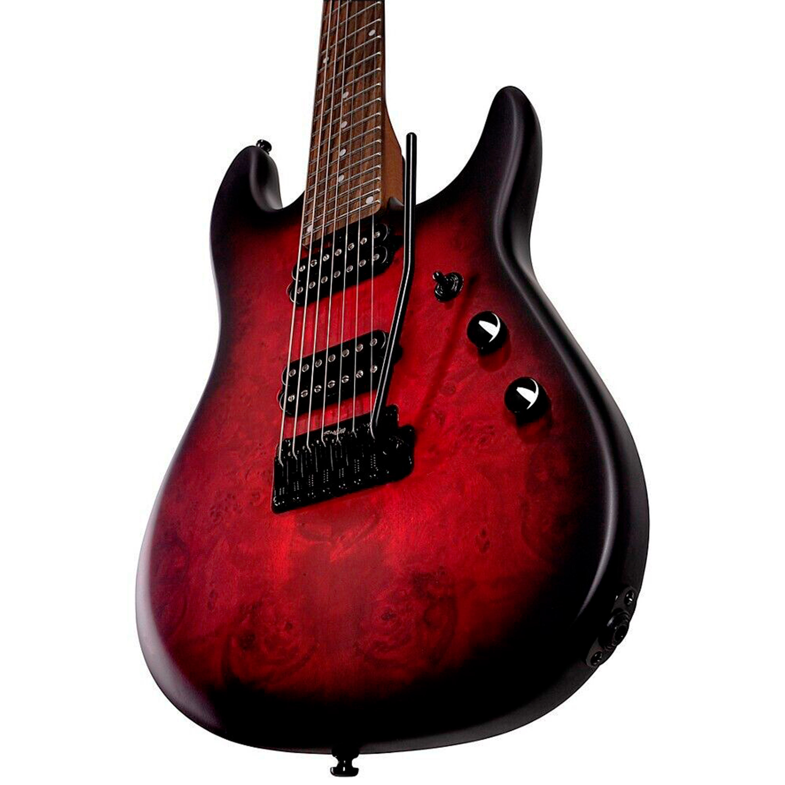Sterling by Music Man Jason Richardson Cutlass 6 Dark Scarlet Burst ...