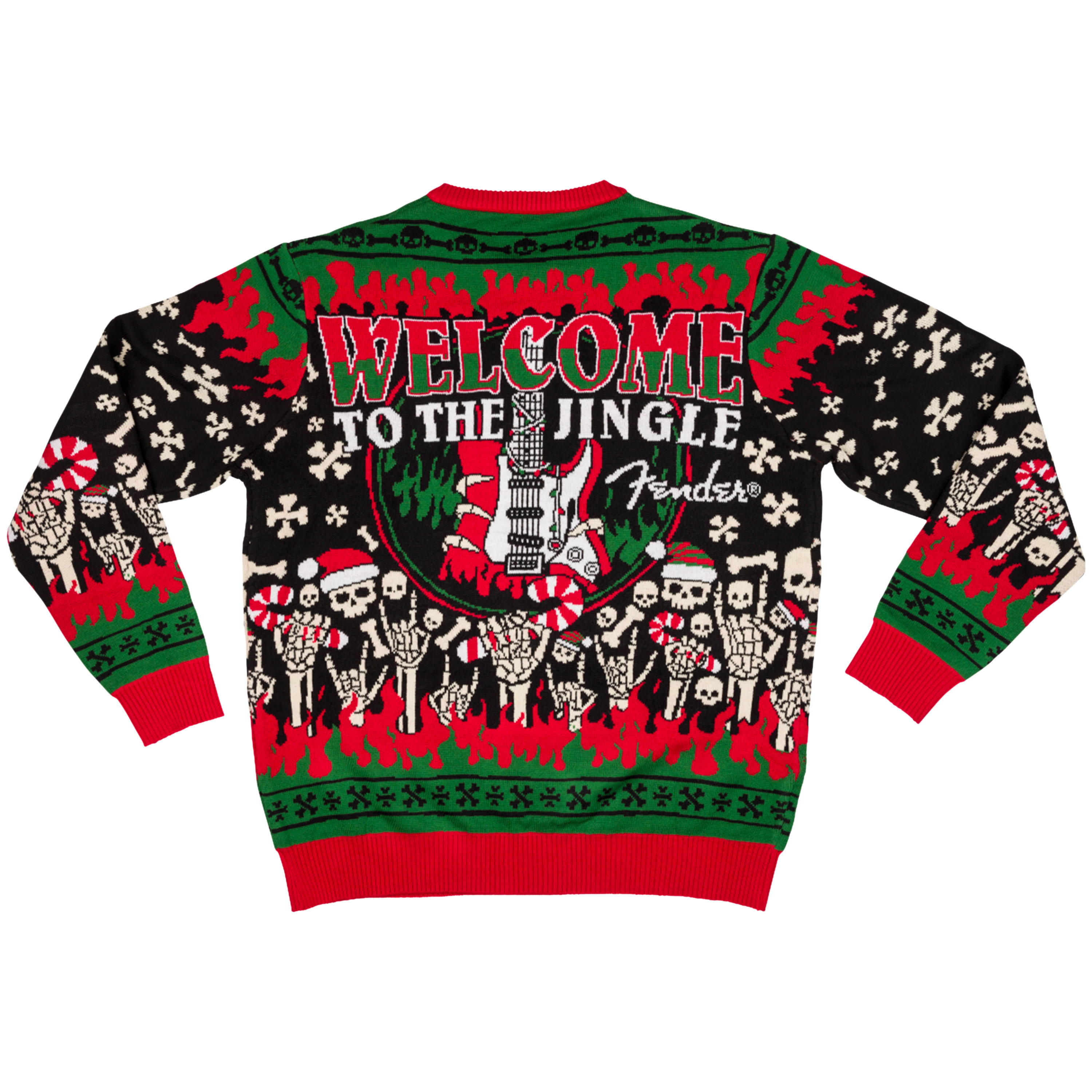 Fender Welcome to the Jingle Ugly Christmas Sweater 2024 S - T-Shirts ...