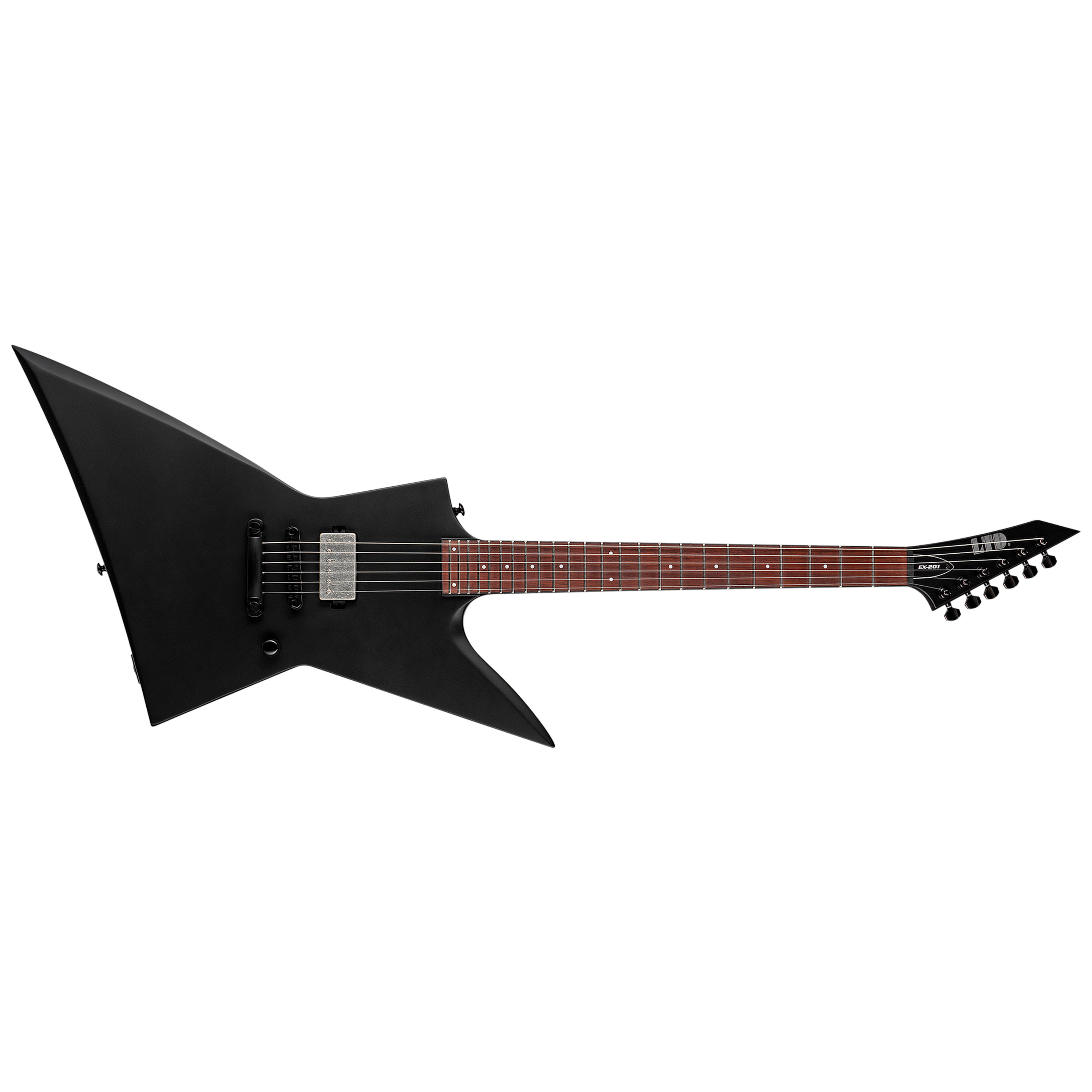 LTD EX201 Black Satin - Guitare explorer SonoVente.com
