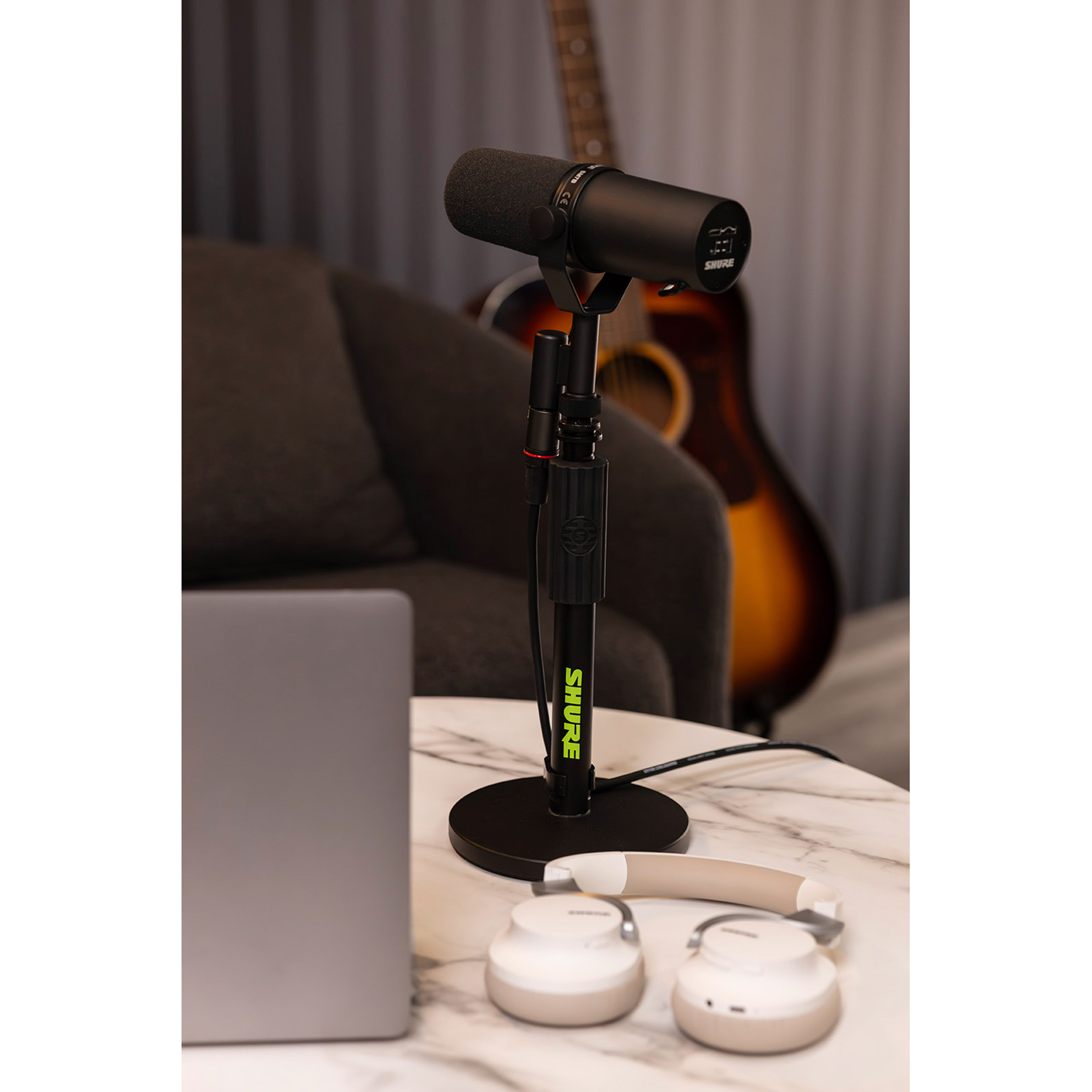 Shure by Gator SH-DESKTOP1 6 Round Base Desktop Mic Stand - Pieds de ...