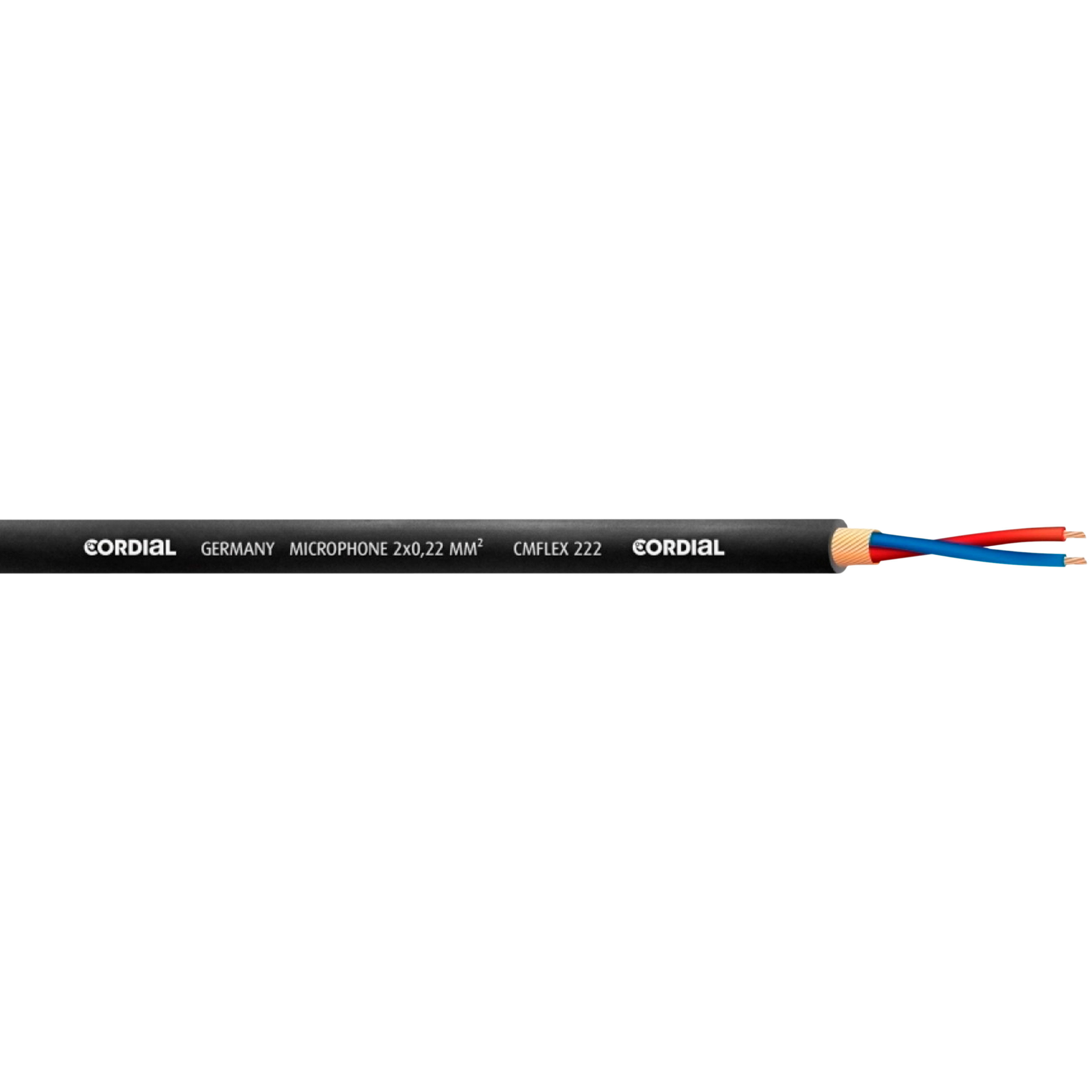 Cordial CMK 222 Bobine 100 mètres FLEX - Câble micro SonoVente.com