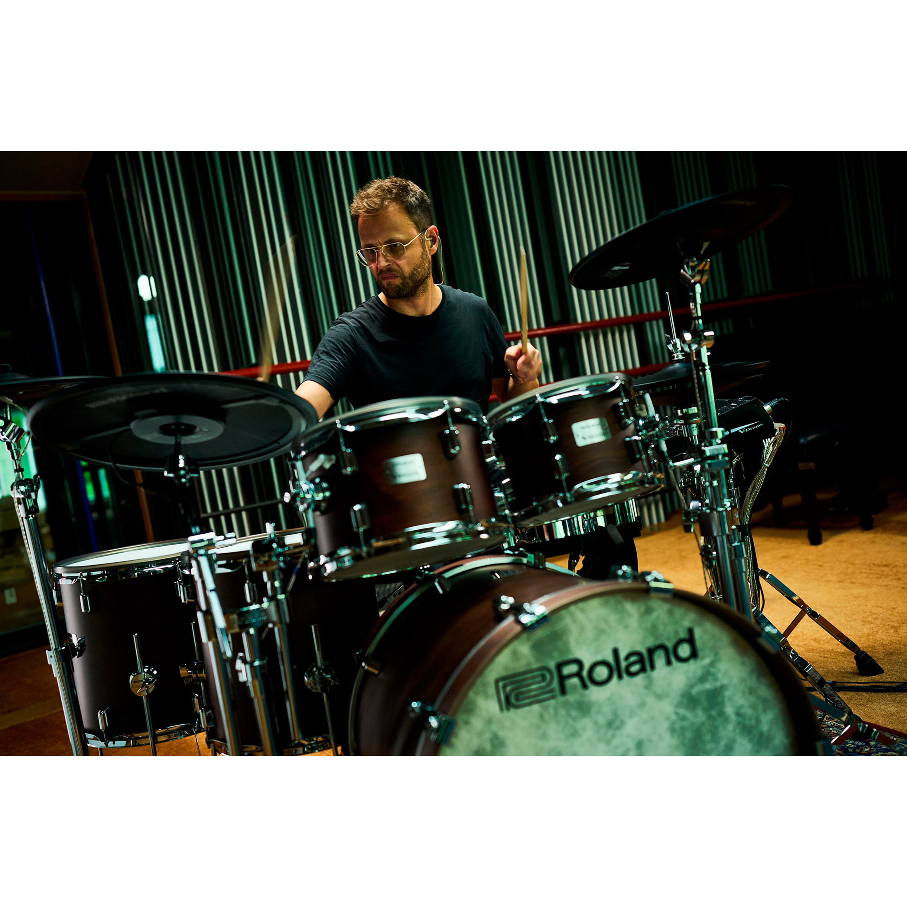 Roland V-Drums VAD 716-SW KIT Satin Walnut - Batterie électronique SonoVente.com