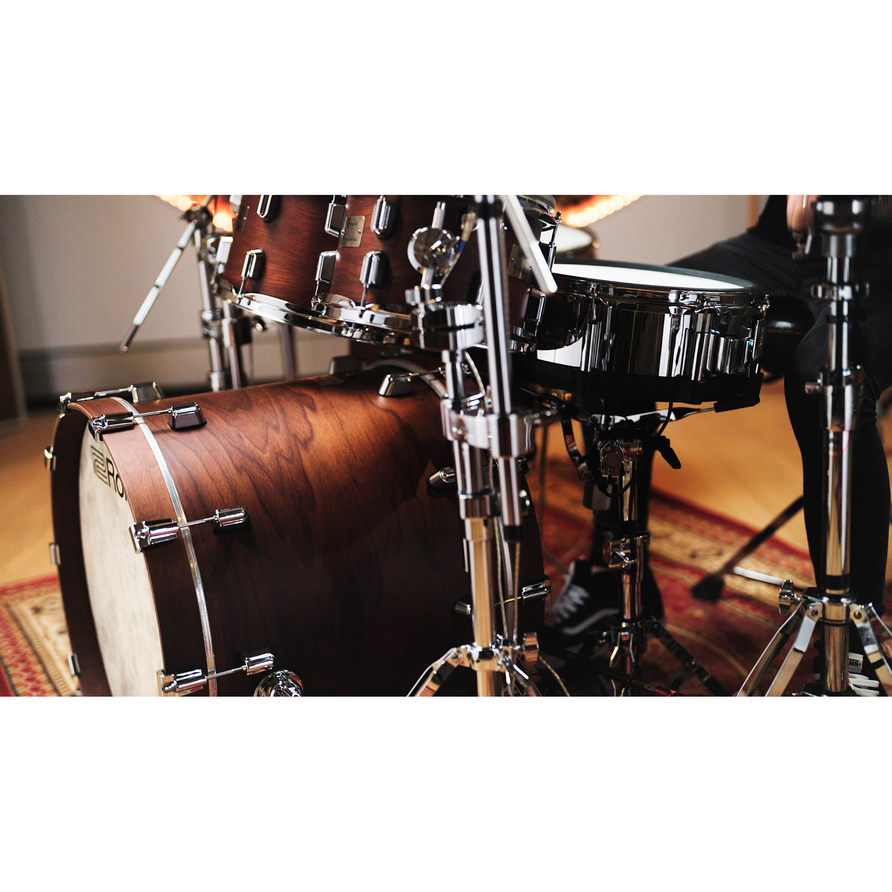 Roland V-Drums VAD 716-SW KIT Satin Walnut - Batterie électronique SonoVente.com
