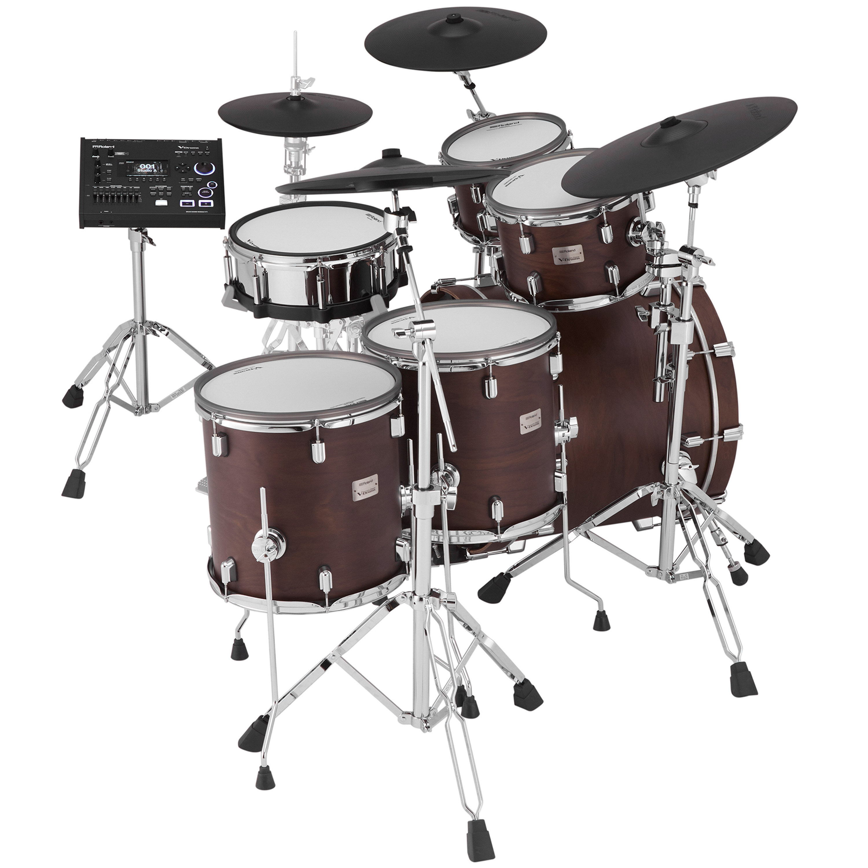 Roland V-Drums VAD 716-SW KIT Satin Walnut - Electronic Drum SonoVente ...