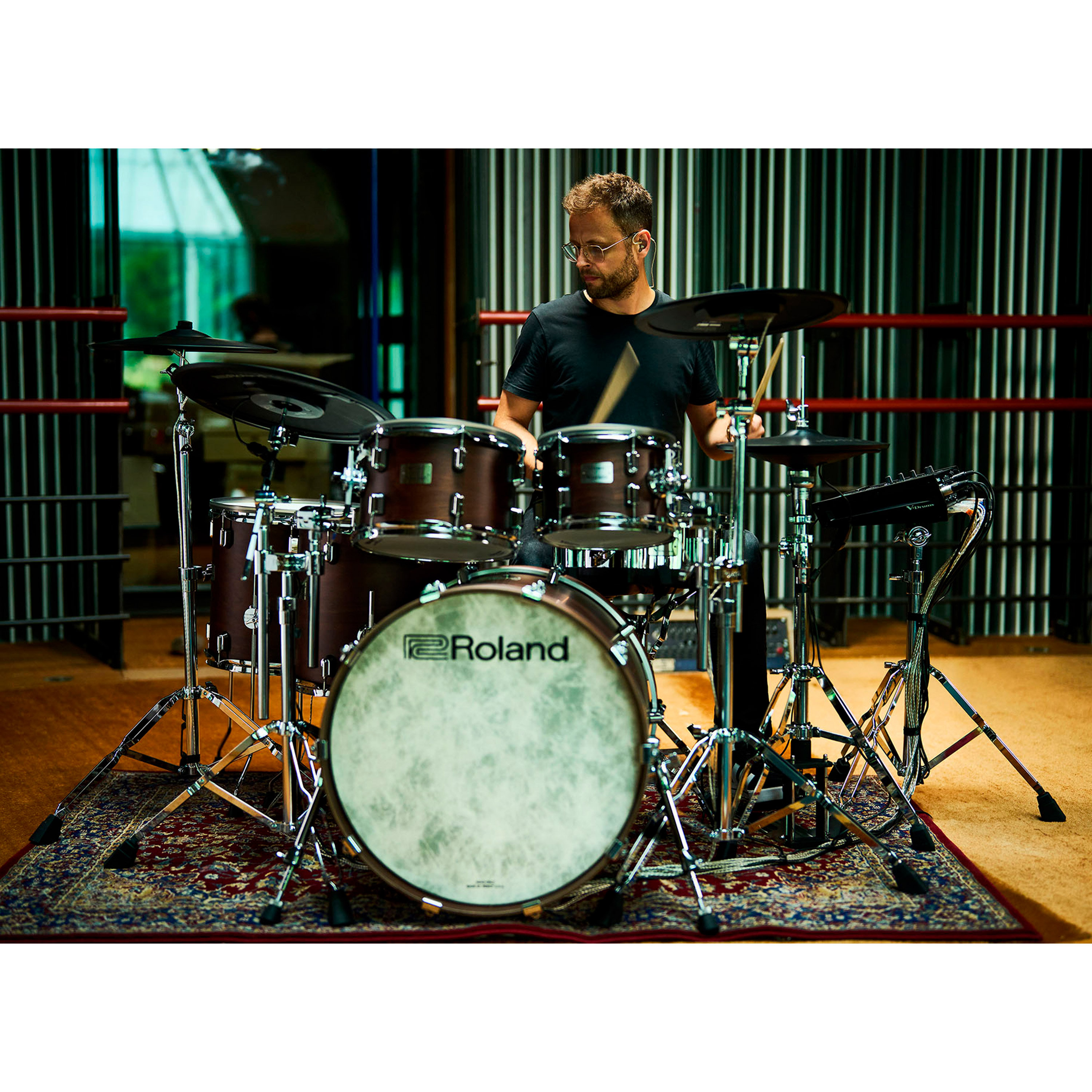 Roland V-Drums VAD 716-SW KIT Satin Walnut - Batterie électronique SonoVente.com