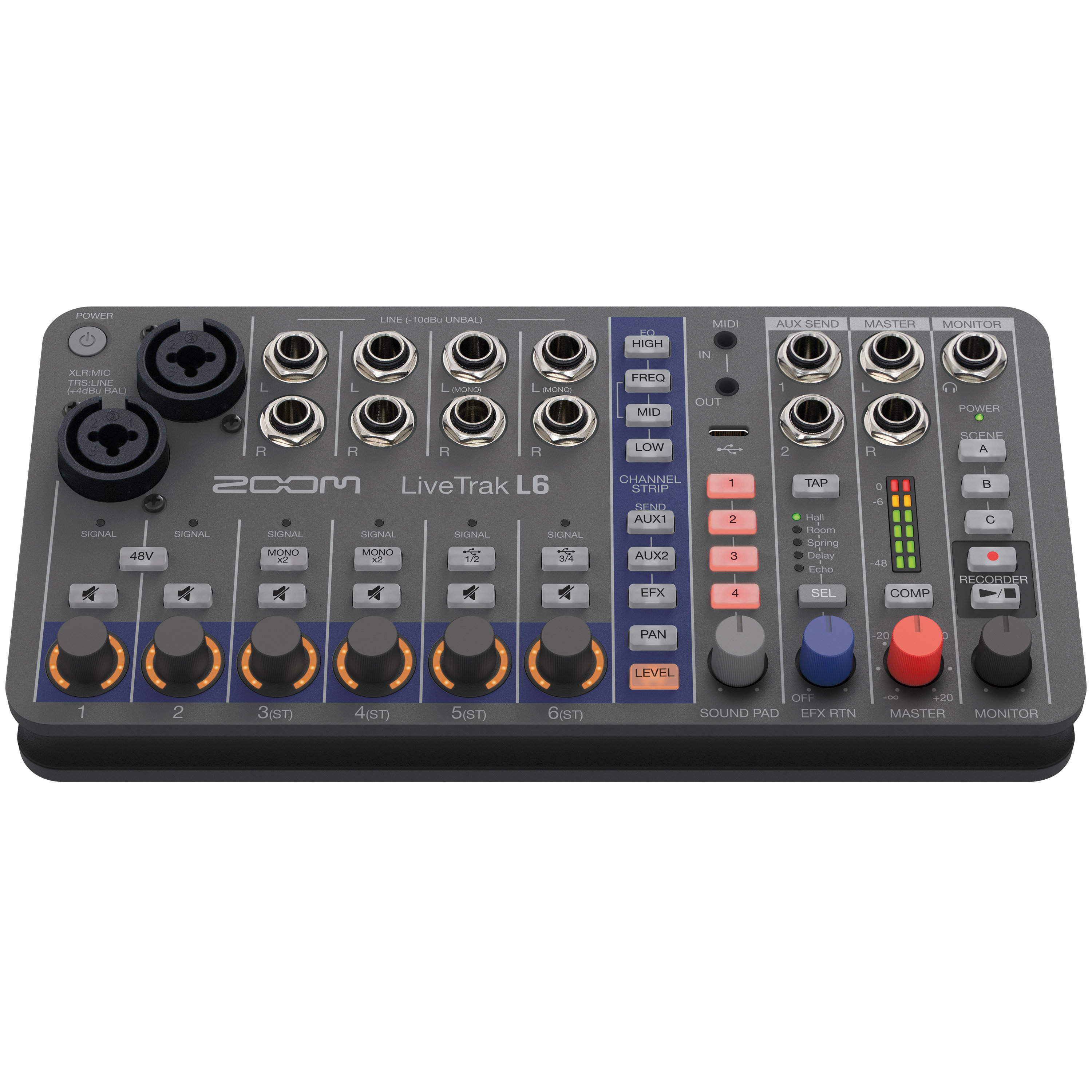 Zoom Livetrak L6 - Console de mixage numérique SonoVente.com