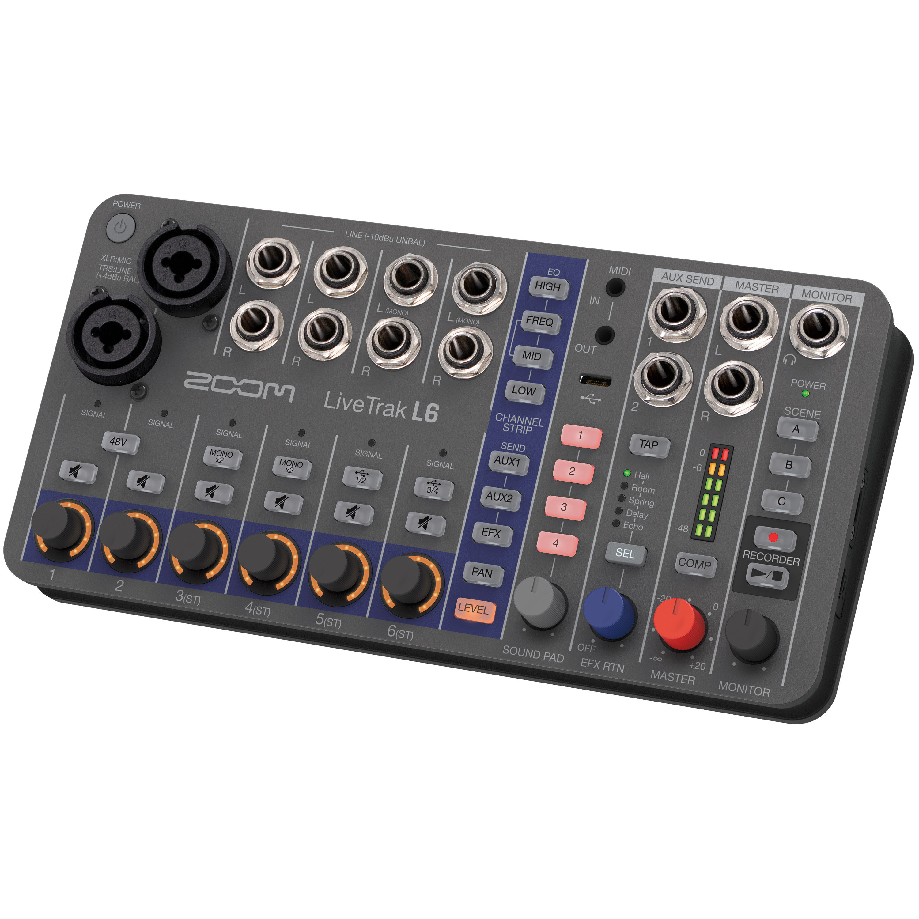 Zoom Livetrak L6 - Console de mixage numérique SonoVente.com